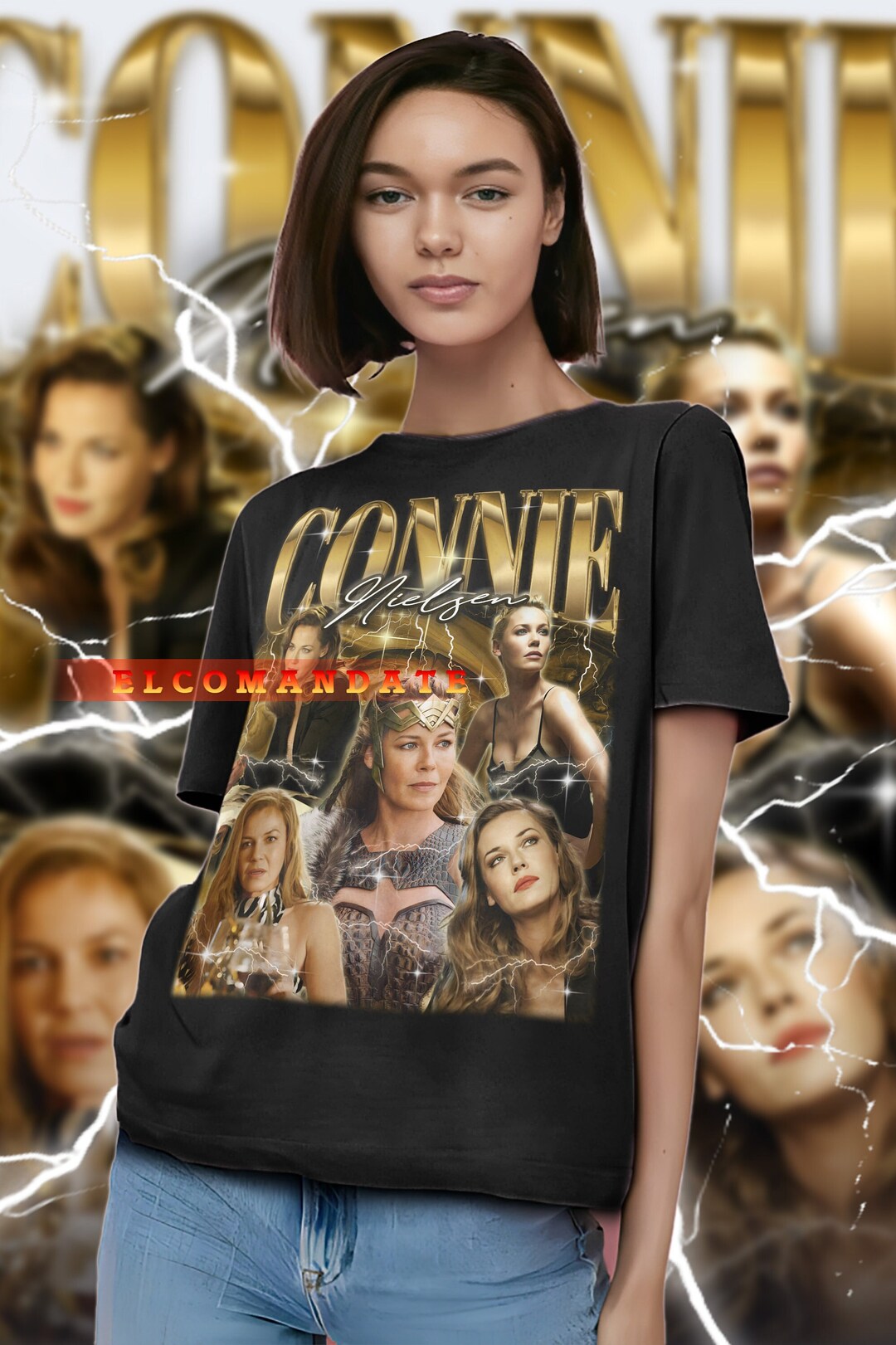 CONNIE NIELSEN Vintage Shirt, Connie Nielsen Homage Tshirt, Connie ...