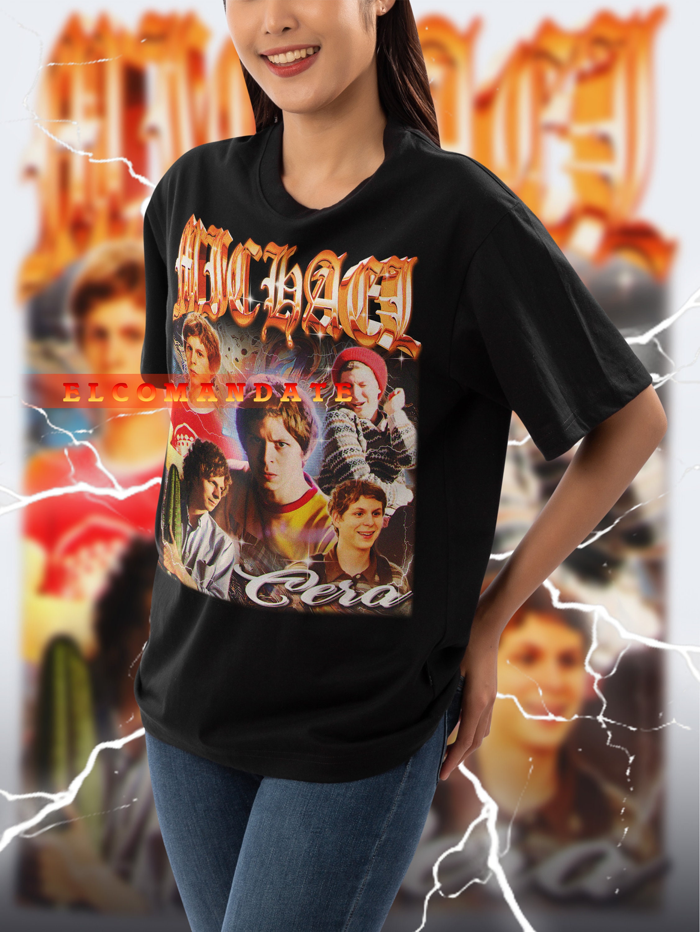 MICHAEL CERA Actor Shirt, Michael Cera Vintage Tshirt, Michael Cera Fan ...