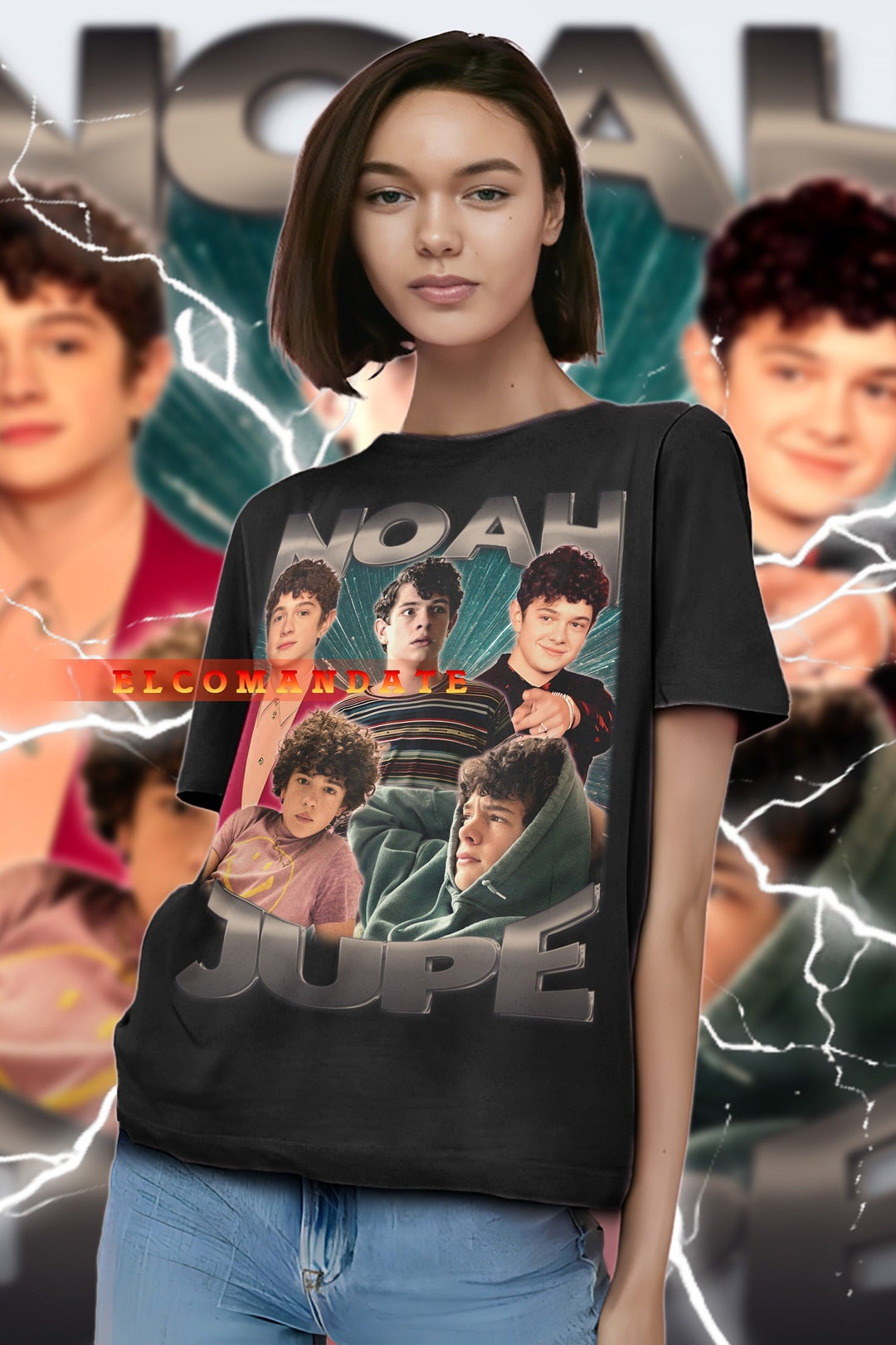 NOAH JUPE Vintage Shirt, Noah Jupe Homage Tshirt, Noah Jupe Fan Tees, Noah Jupe Retro 90s ...