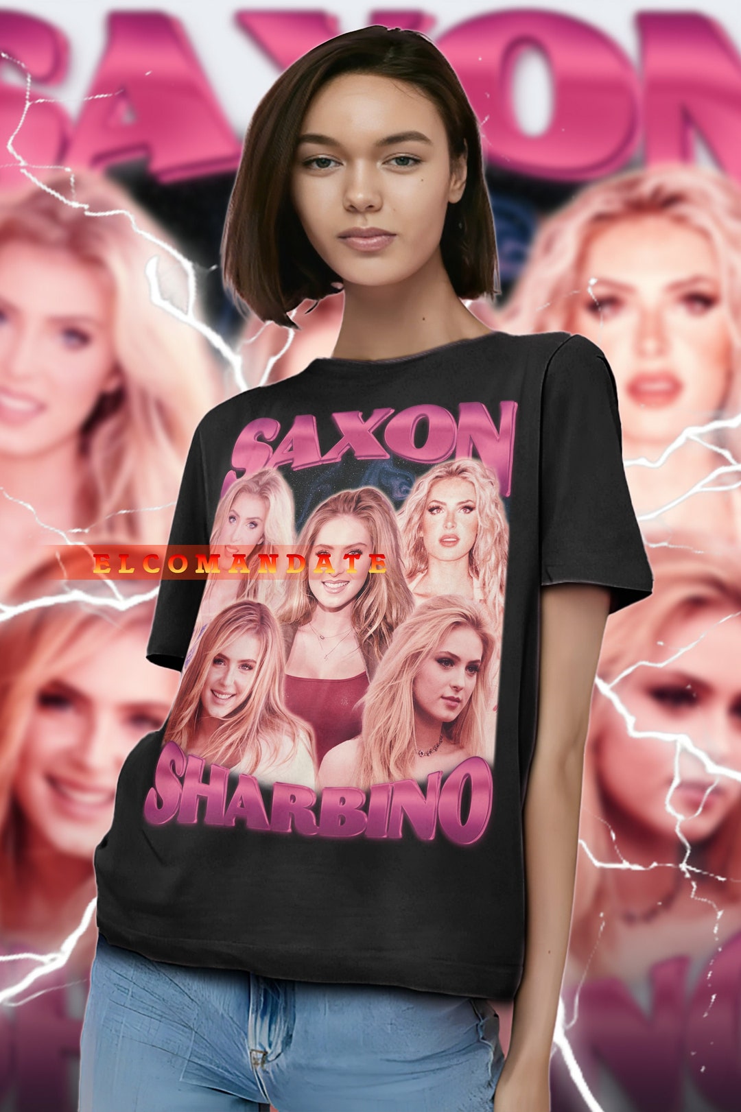 SAXON SHARBINO Vintage Shirt, Saxon Sharbino Homage Tshirt, Saxon ...