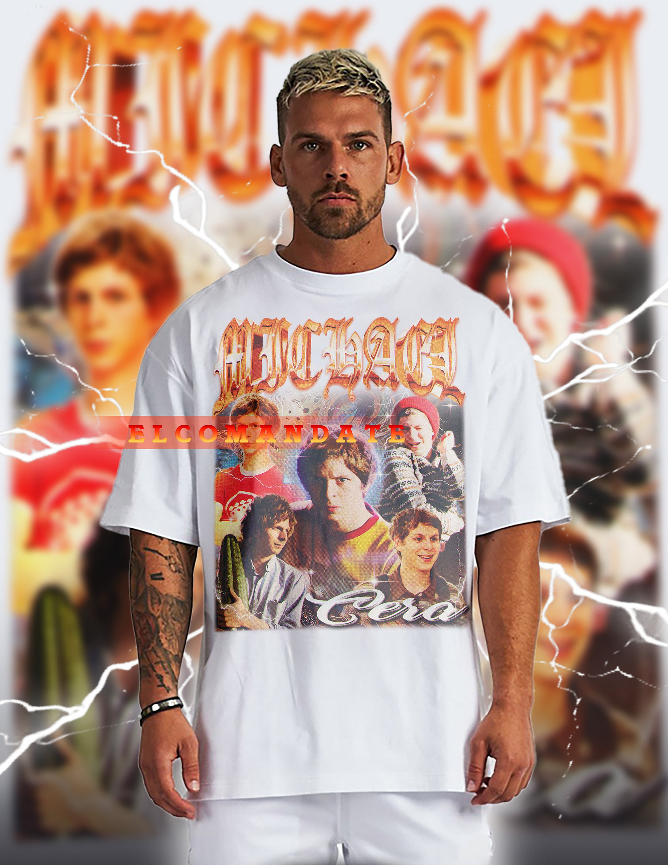 MICHAEL CERA Actor Shirt, Michael Cera Vintage Tshirt, Michael Cera Fan ...