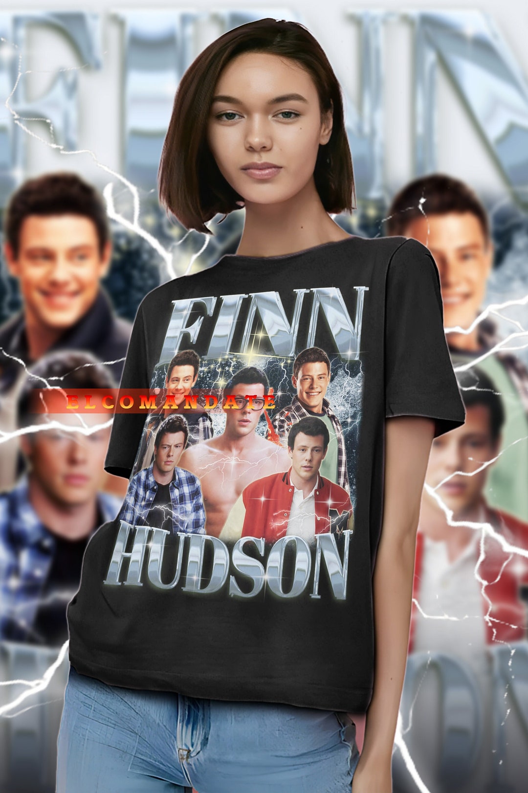 Actor FINN HUDSON Vintage Shirt, Finn Hudson Homage Tshirt, Finn Hudson ...