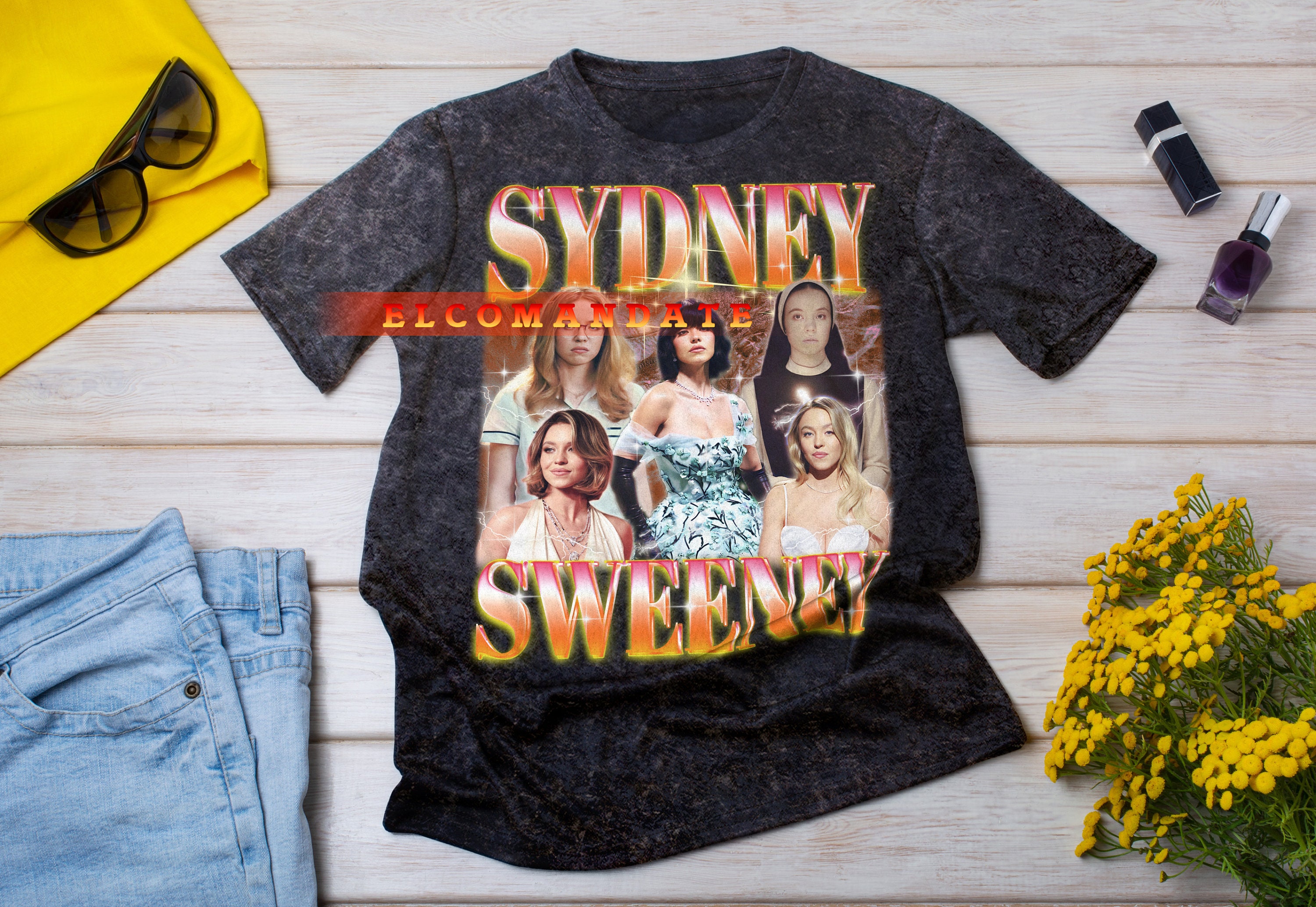 SYDNEY SWEENEY Shirt, Sydney Sweeney 90s, Sydney Sweeney Retro, Sydney ...