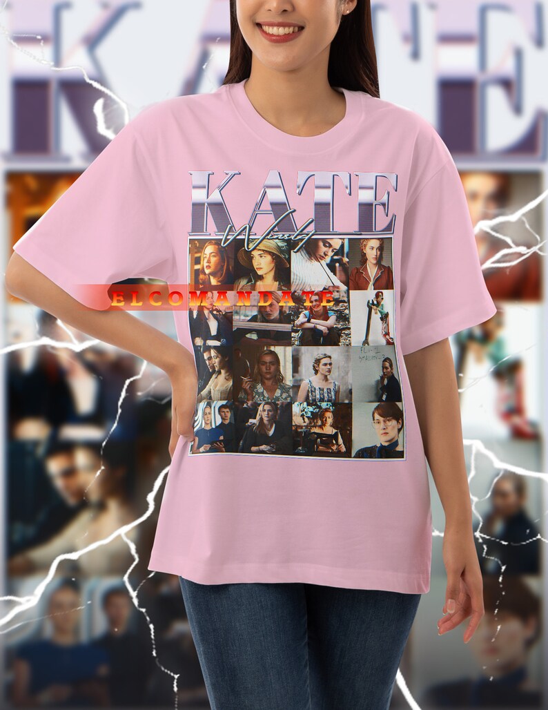 Actress KATE WINSLET Homage Shirt, Kate Winslet Vintage Tshirt, Kate ...