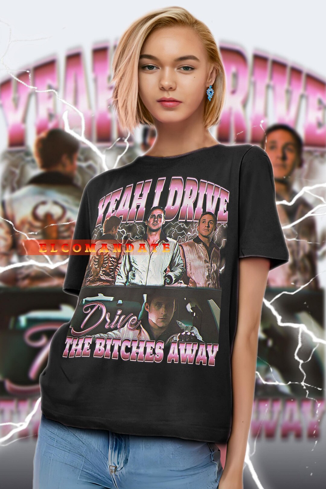 Yeah I Drive Retro 90s Tshirt, Yeah I Drive Bootleg Tee, Yeah I Drive ...