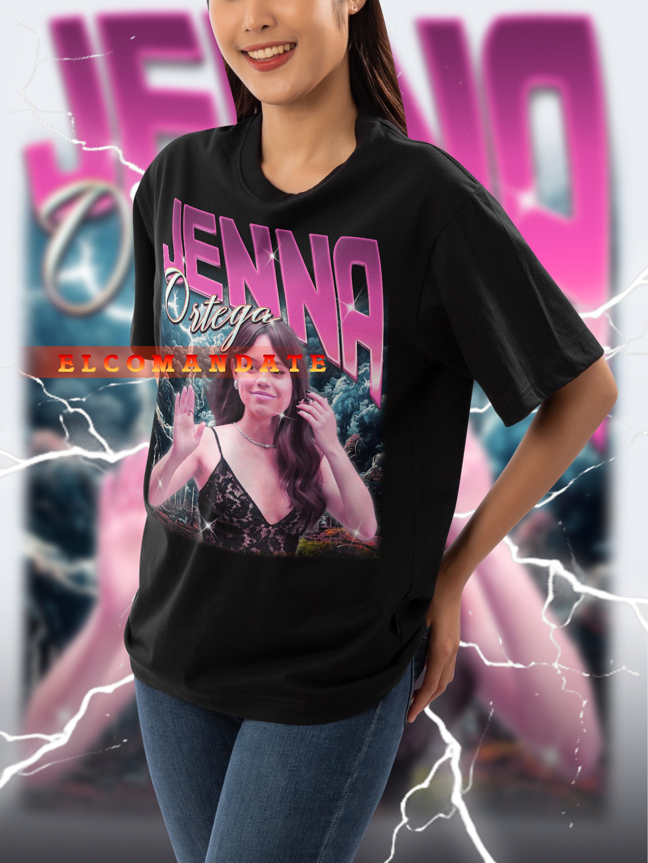 JENNA ORTEGA Vintage Shirt Jenna Ortega Homage Tshirt Jenna - Etsy