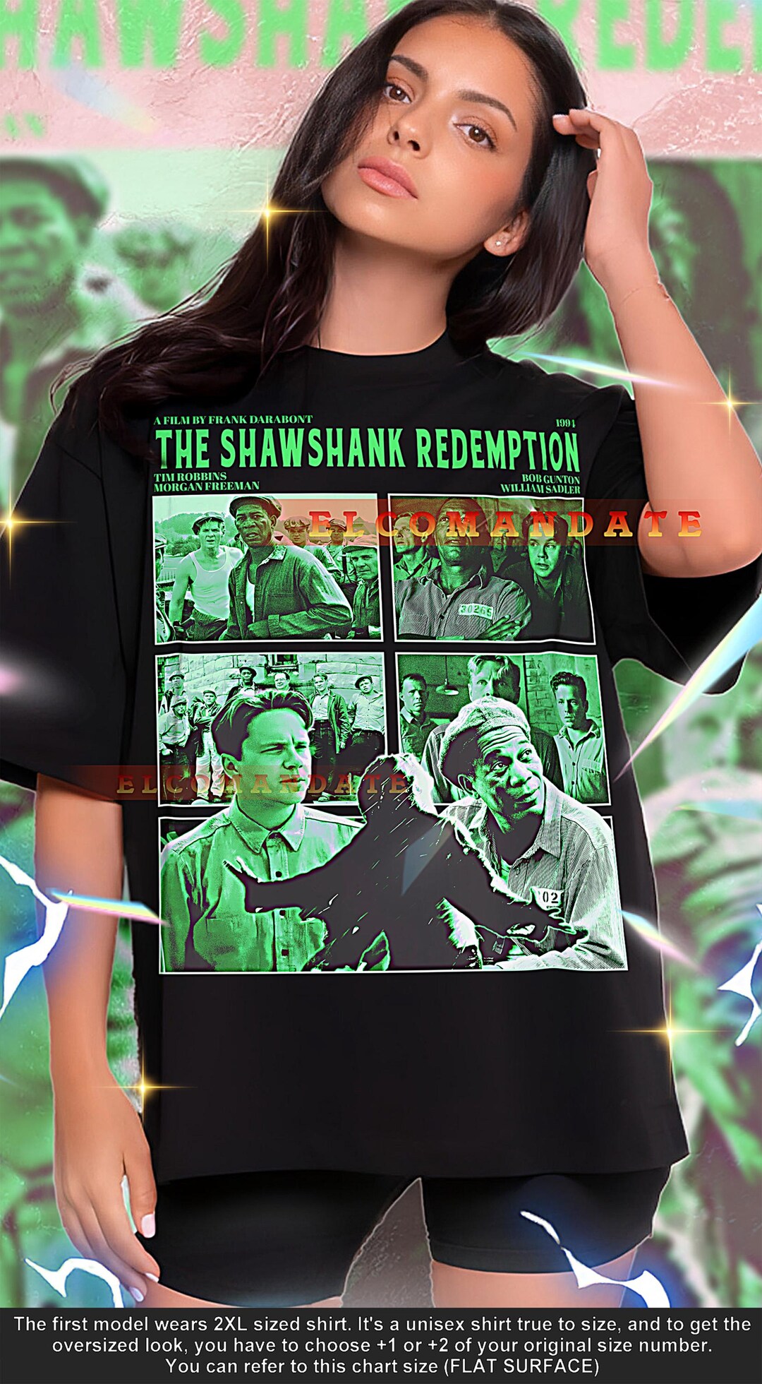 The Shawshank Redemption Shirt, Shawshank Retro 90s Tshirt, Vintage ...