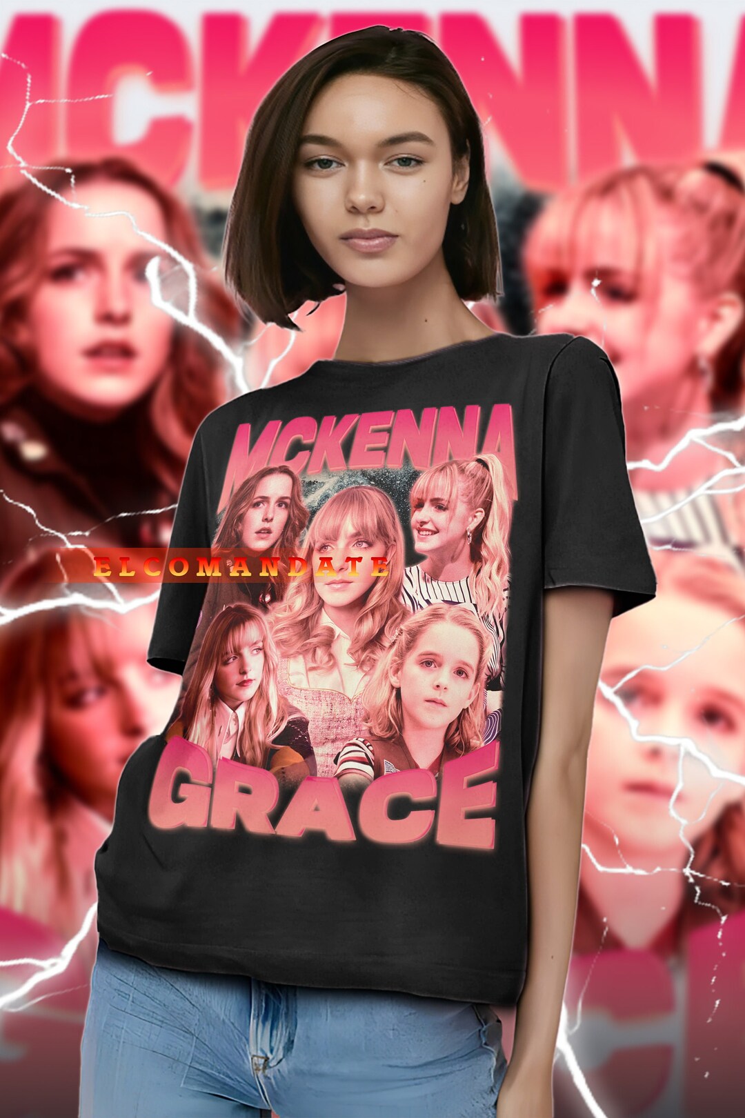 MCKENNA GRACE Homage Shirt, Mckenna Grace Vintage Tshirt, Mckenna Grace ...