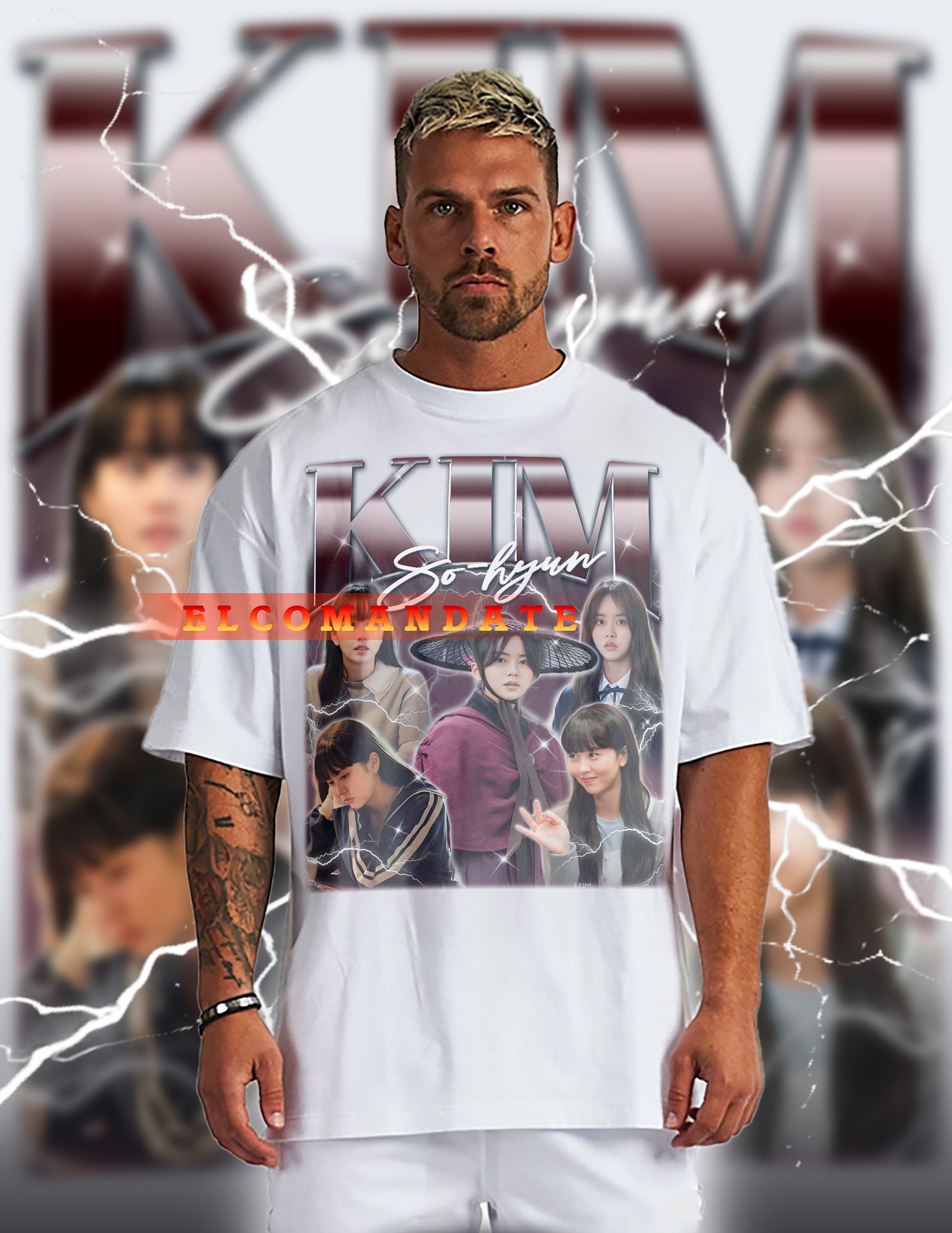 KIM SO-HYUN Actress Vintage Shirt Kim So-hyun Homage Tshirt - Etsy