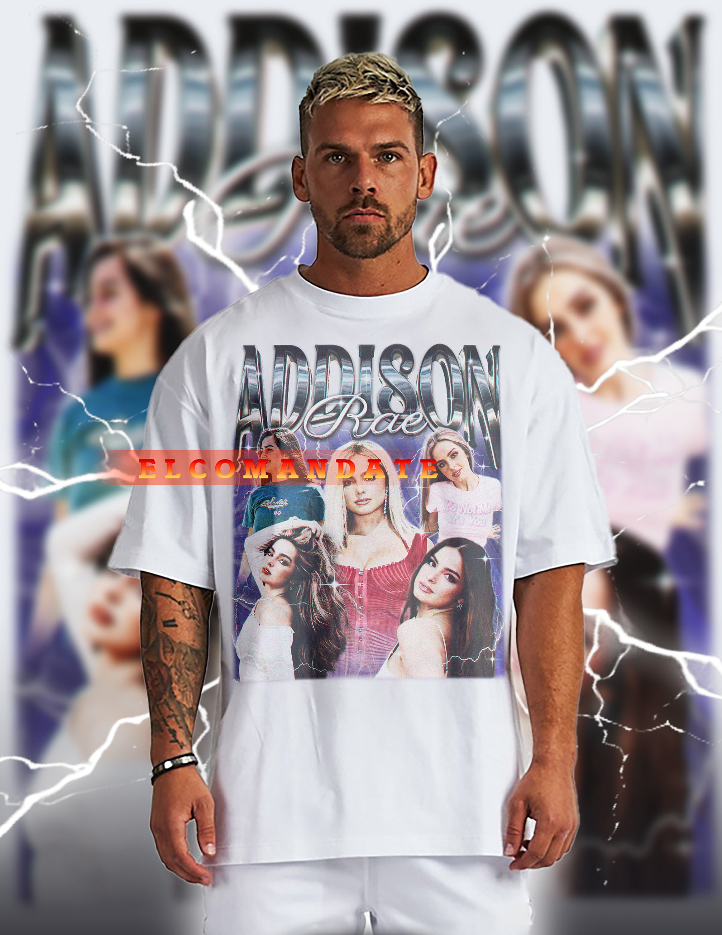 ADDISON RAE Vintage Shirt Addison Rae Homage Tshirt Addison - Etsy