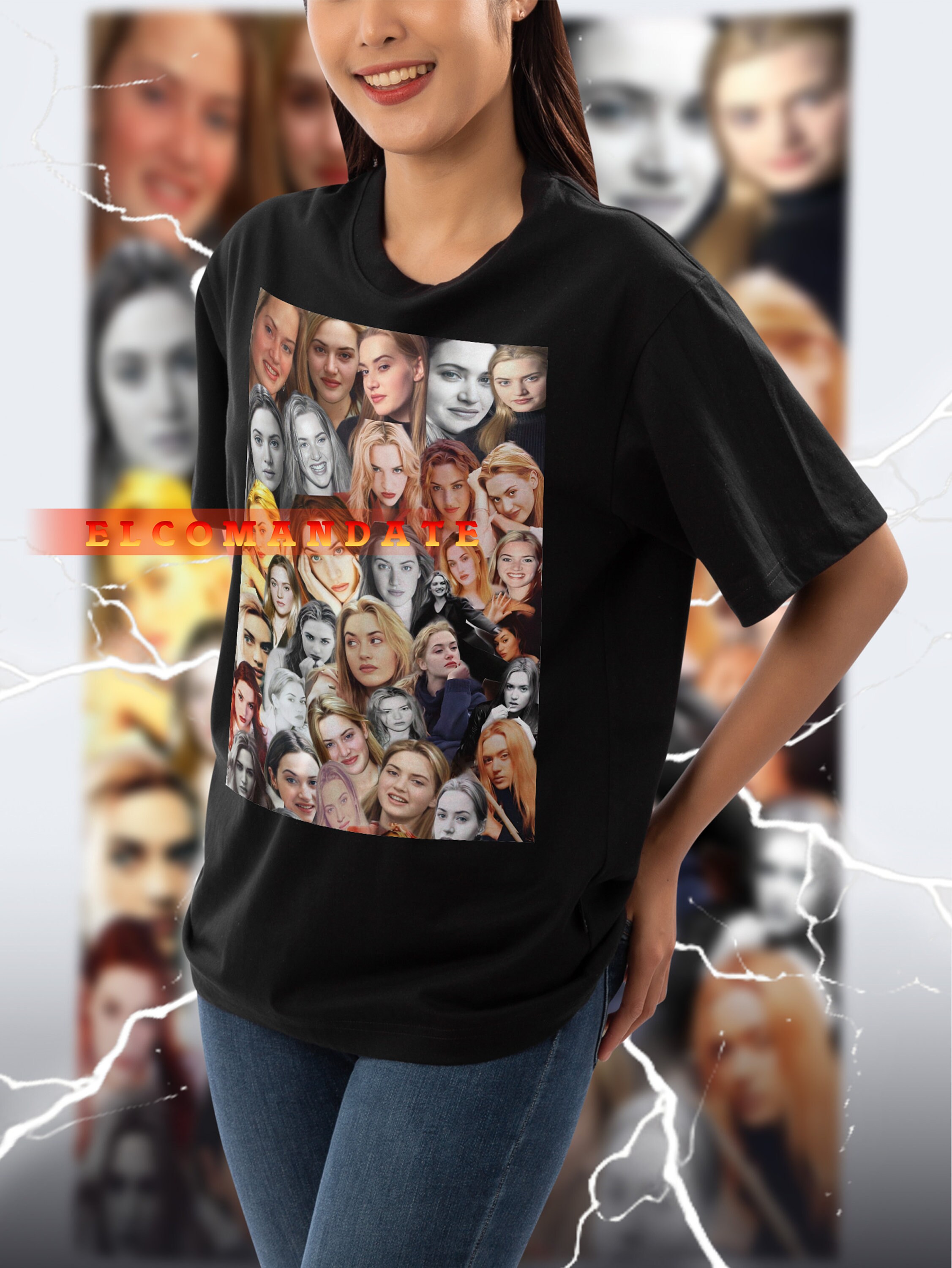 KATE WINSLET Vintage Shirt Kate Winslet Homage Tshirt Kate - Etsy