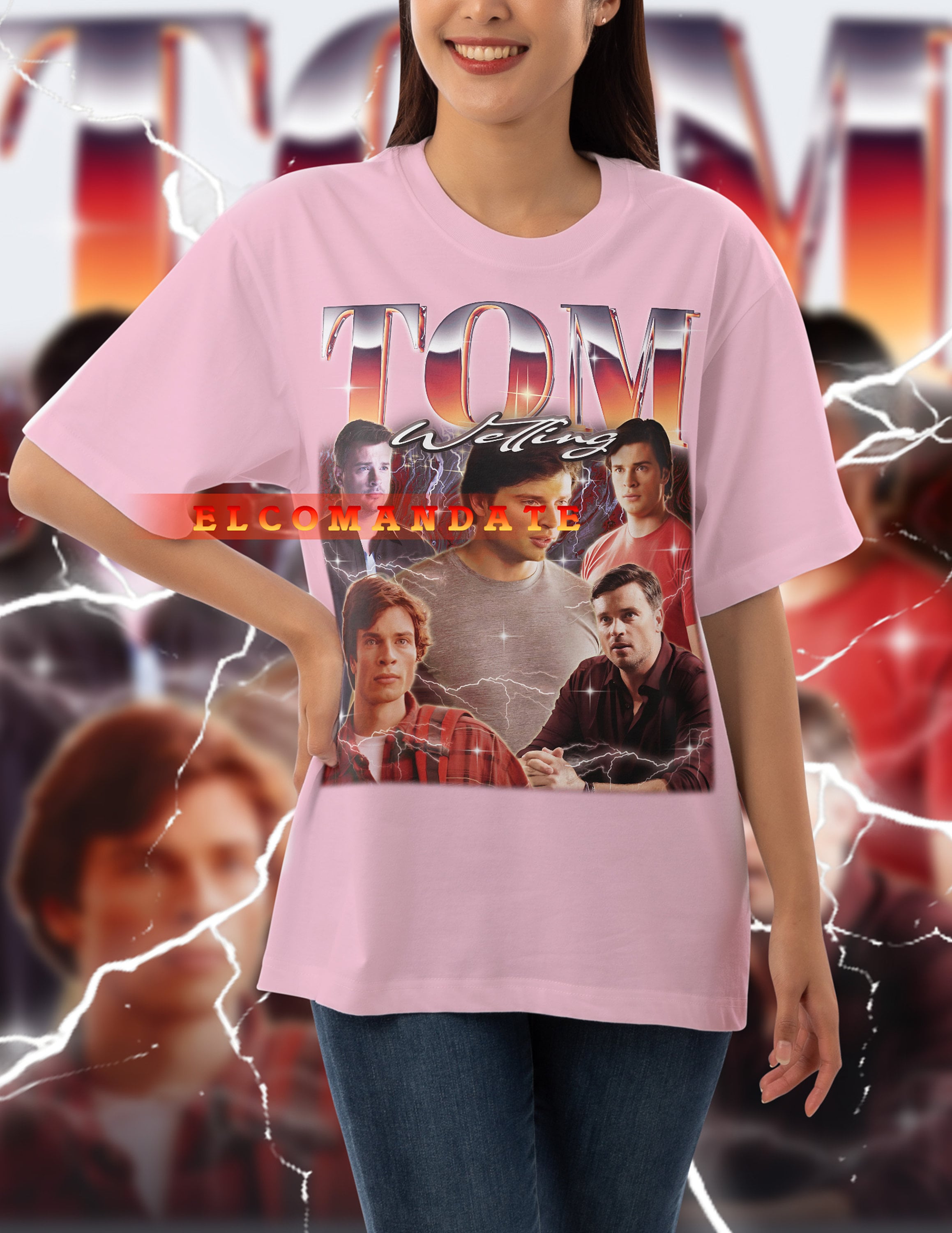 TOM WELLING Actor Vintage Shirt, Tom Welling Homage Tshirt, Tom Welling ...