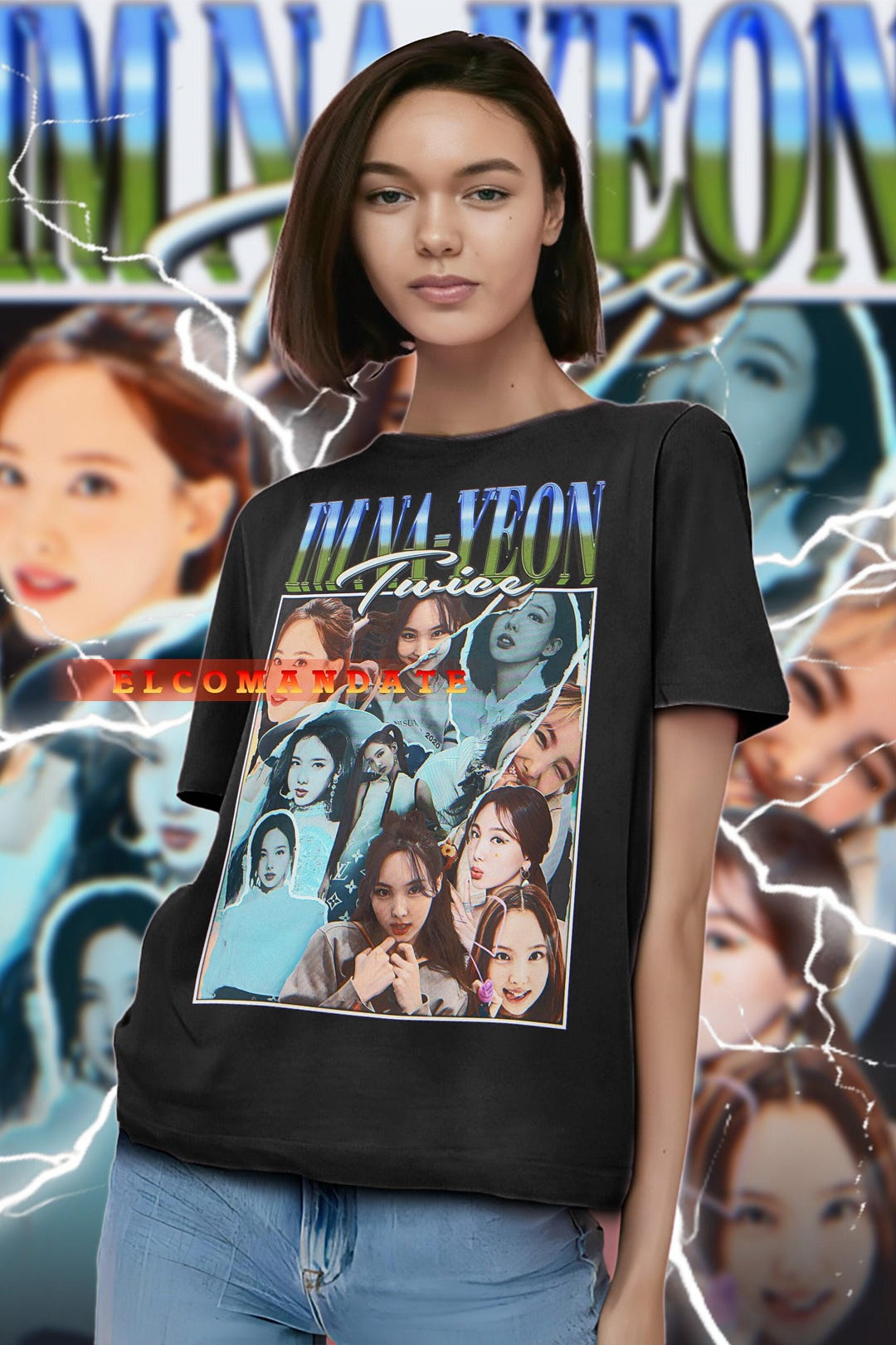 Im NA-YEON (TWICE) Vintage Shirt, Im Na-yeon Homage Tshirt, Nayeon ...