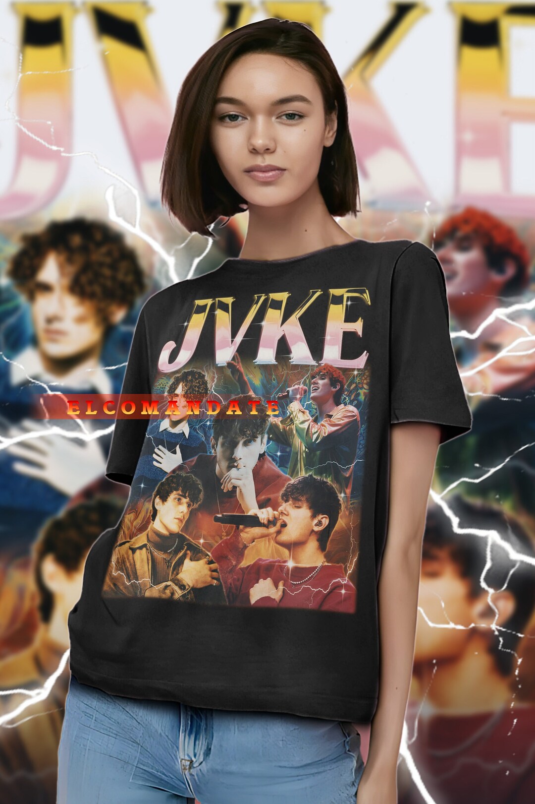 JVKE JAKE Vintage Shirt, Jvke Jake Homage Tshirt, Jvke Jake Fan Tees ...