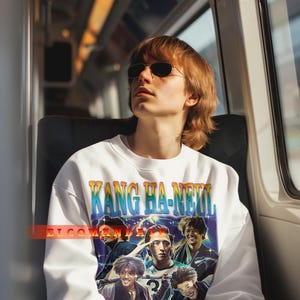 KANG HA-NEUL Shirt - Kang Ha-neul Vintage Shirt, Kang Ha-neul Retro 90s ...