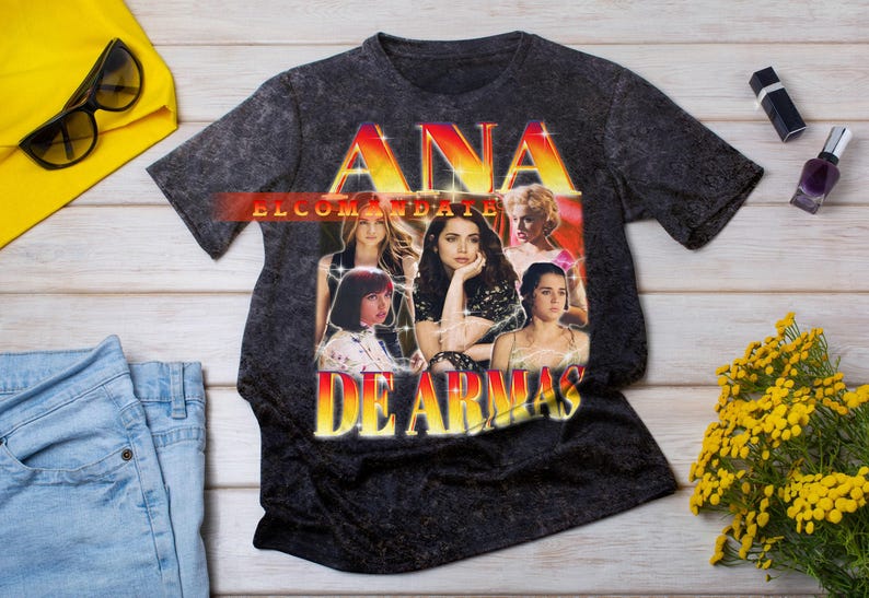 ANA DE ARMAS Shirt, Ana De Armas Vintage Shirt, Ana De Armas Retro 90s ...