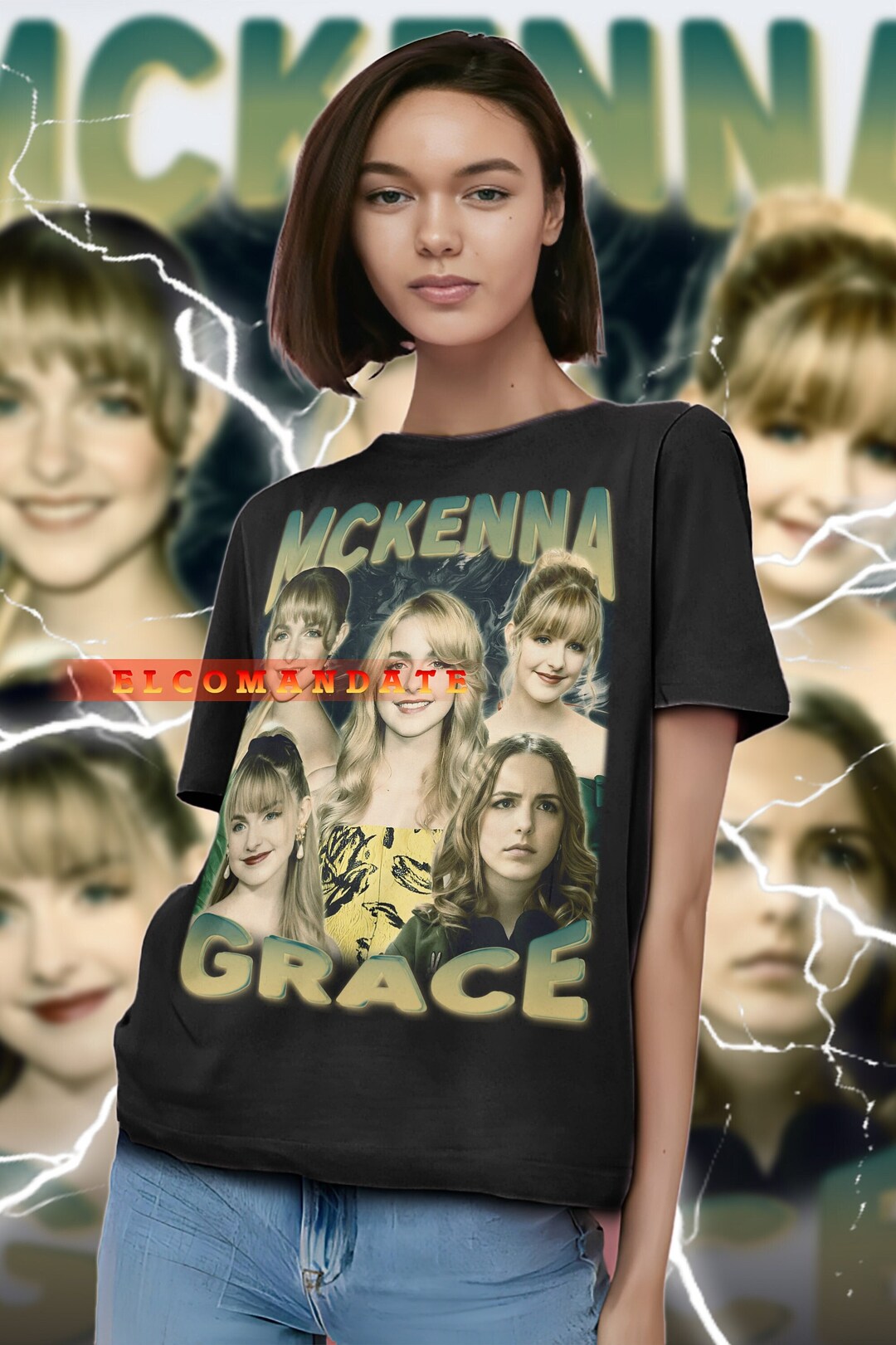 MCKENNA GRACE Vintage Shirt, Mckenna Grace Homage Tshirt, Mckenna Grace ...