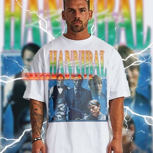 HANNIBAL LECTER Homage Shirt, Hannibal Lecter Vintage Tshirt, Hannibal ...