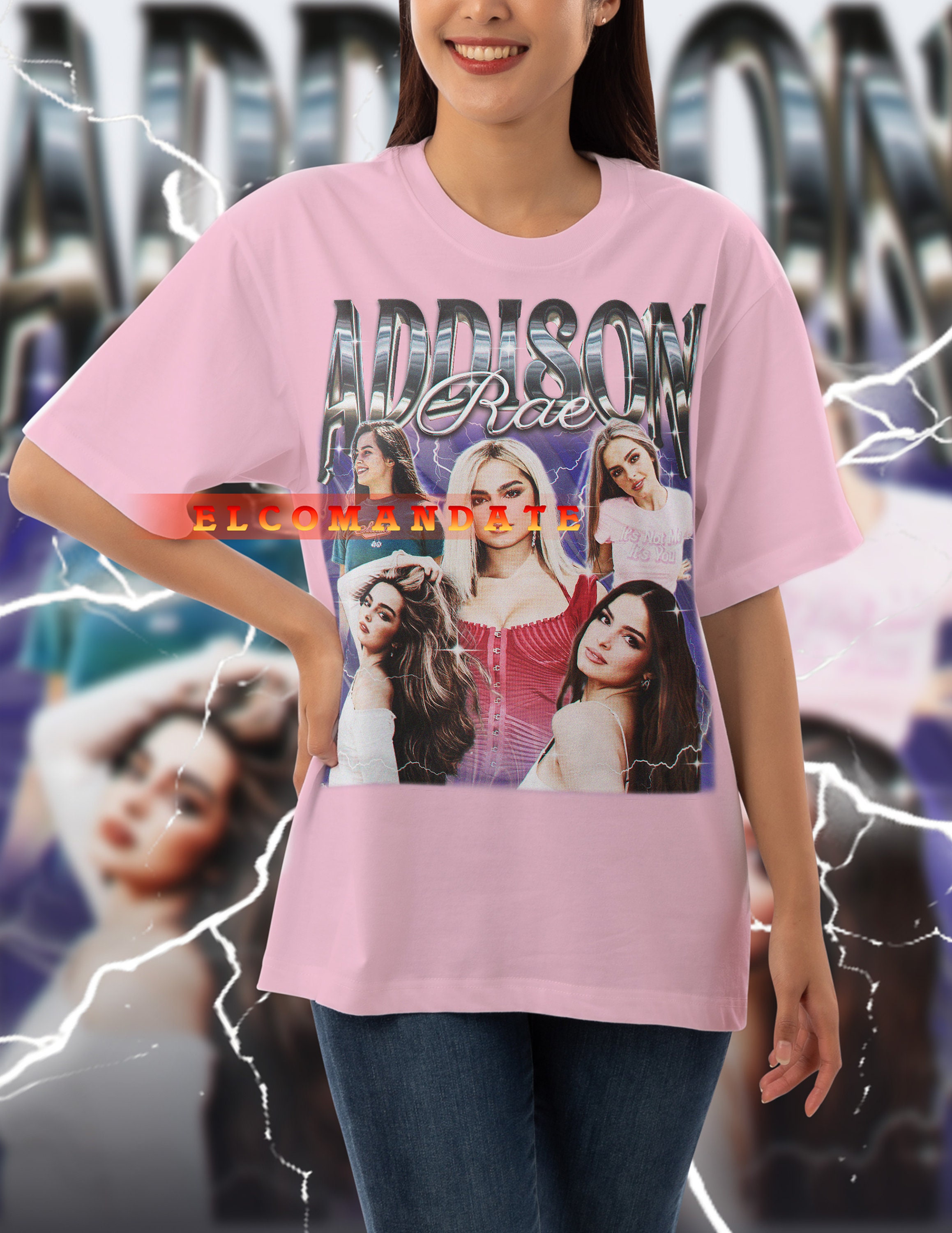 ADDISON RAE Vintage Shirt Addison Rae Homage Tshirt Addison - Etsy