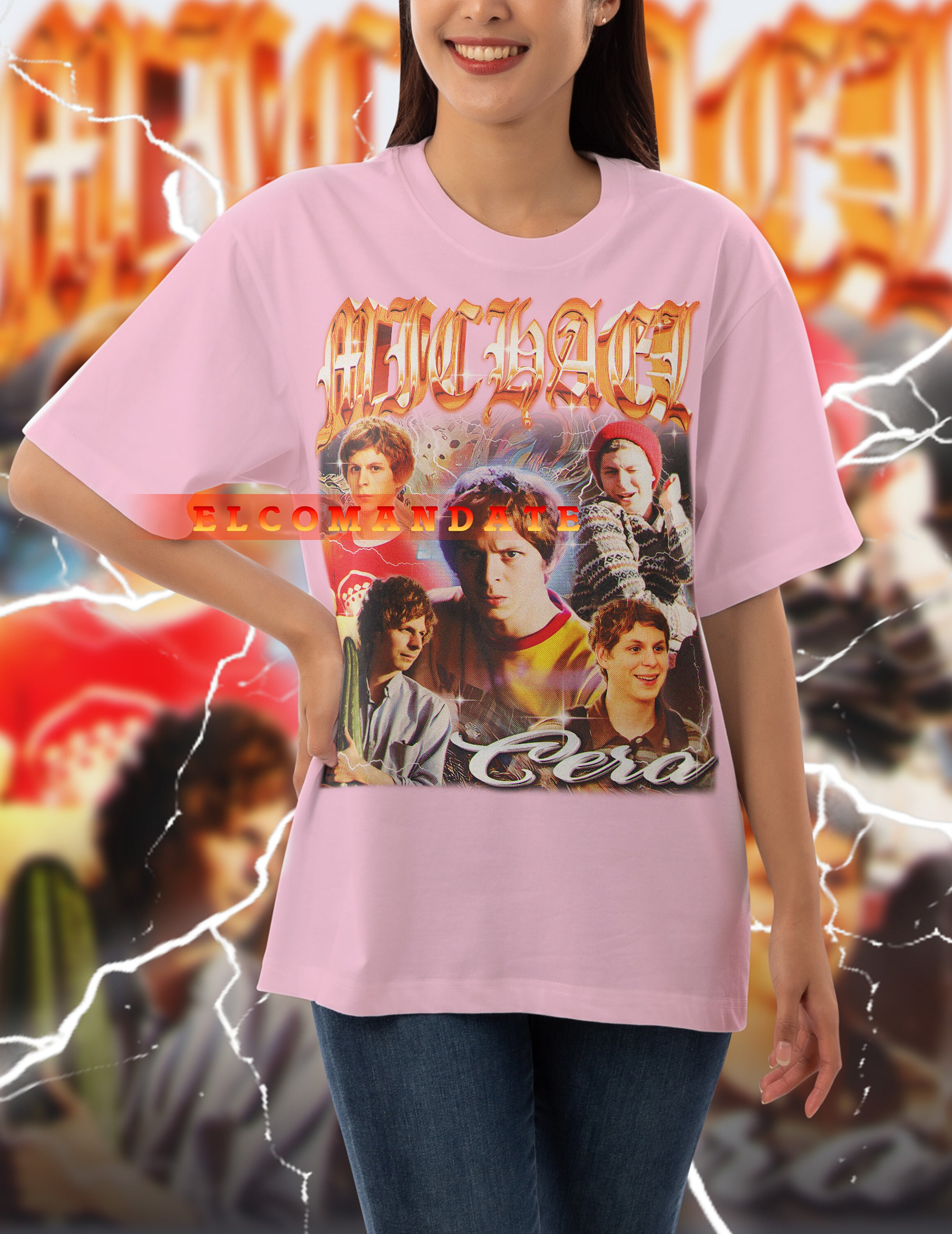 MICHAEL CERA Actor Shirt, Michael Cera Vintage Tshirt, Michael Cera Fan ...