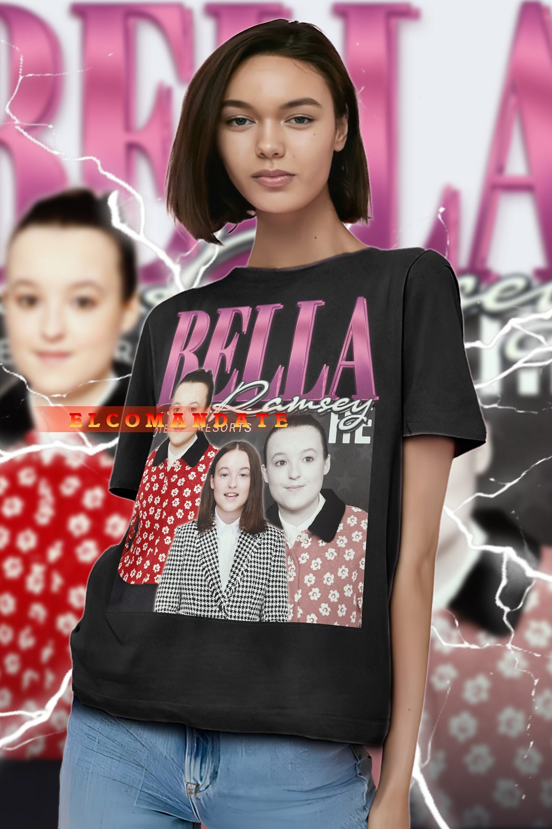 BELLA RAMSEY Homage Shirt, Bella Ramsey Vintage Tshirt, Bella Ramsey ...