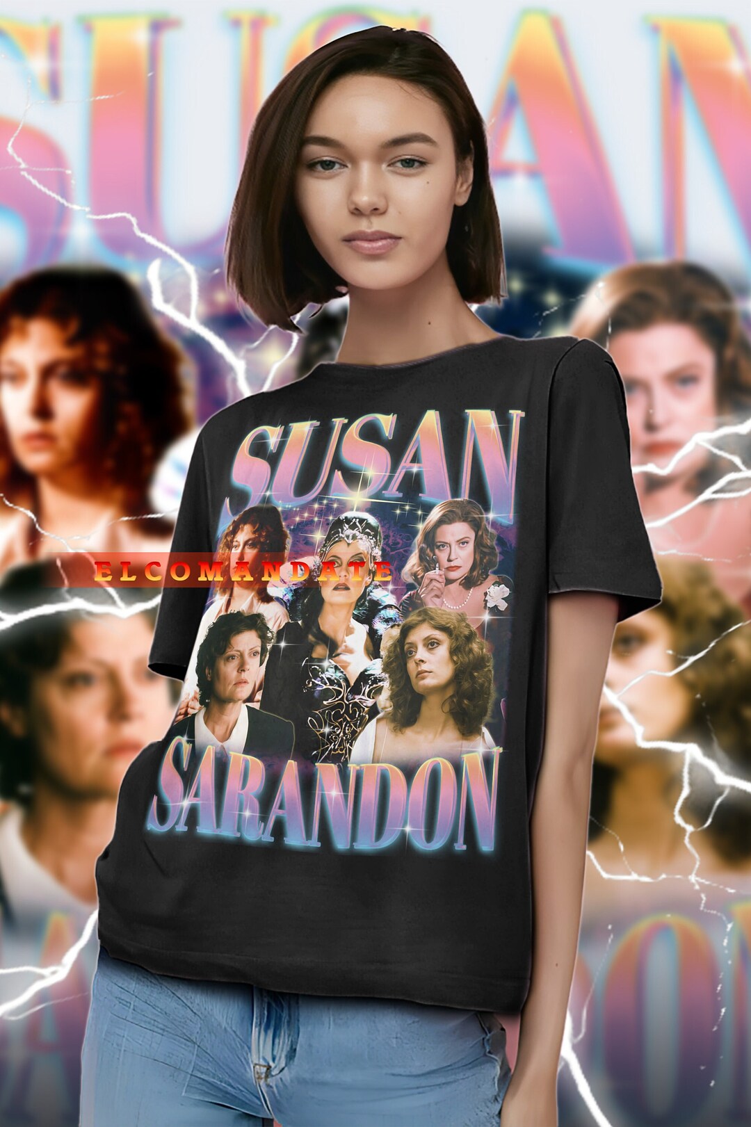 SUSAN SARANDON Vintage Shirt, Susan Sarandon Homage Tshirt, Susan ...
