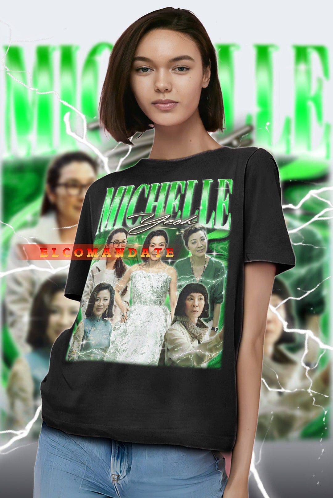 MICHELLE YEOH Vintage Shirt, Michelle Yeoh Homage Tshirt, Michelle Yeoh ...