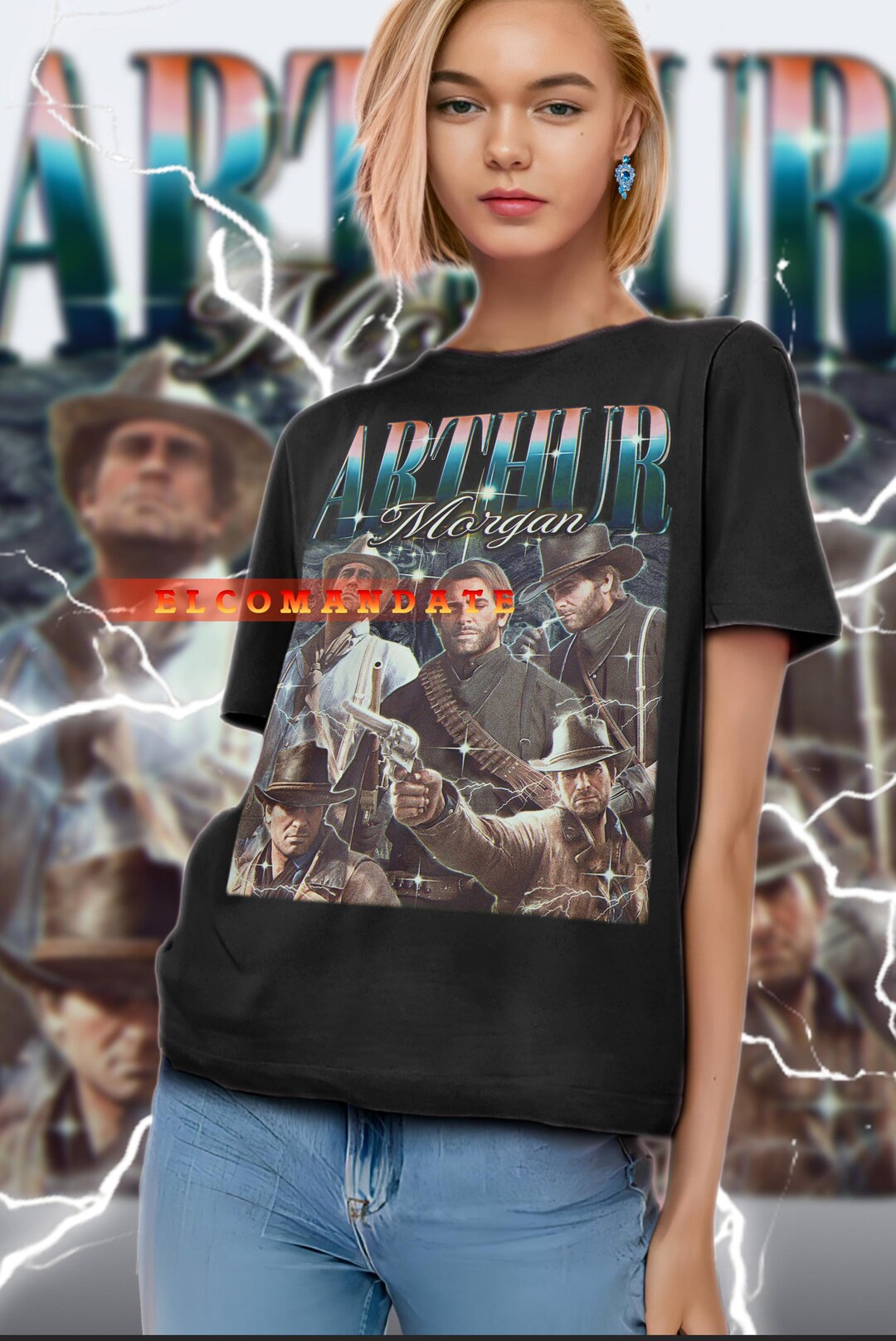 ARTHUR MORGAN Shirt, Arthur Morgan Vintage Shirt, Arthur Morgan Retro ...