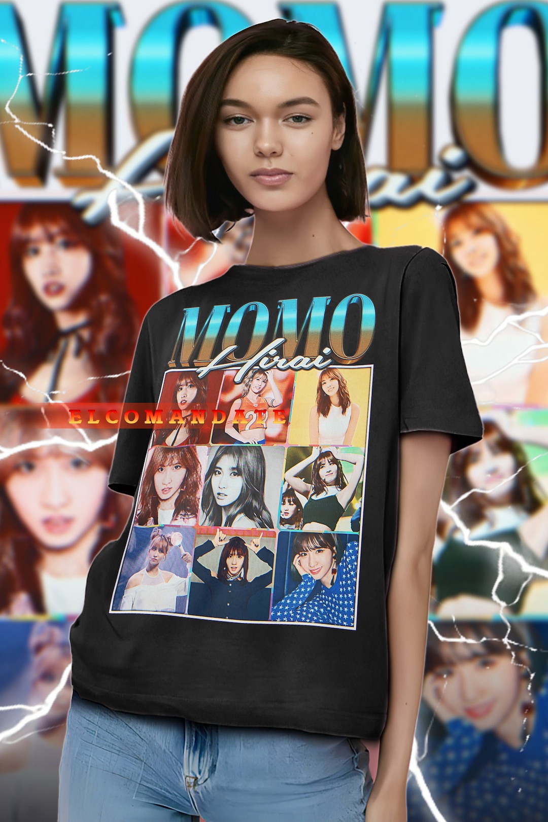 MOMO HIRAI TWICE Vintage Shirt, Momo Hirai Homage Tshirt, Momo Hirai ...