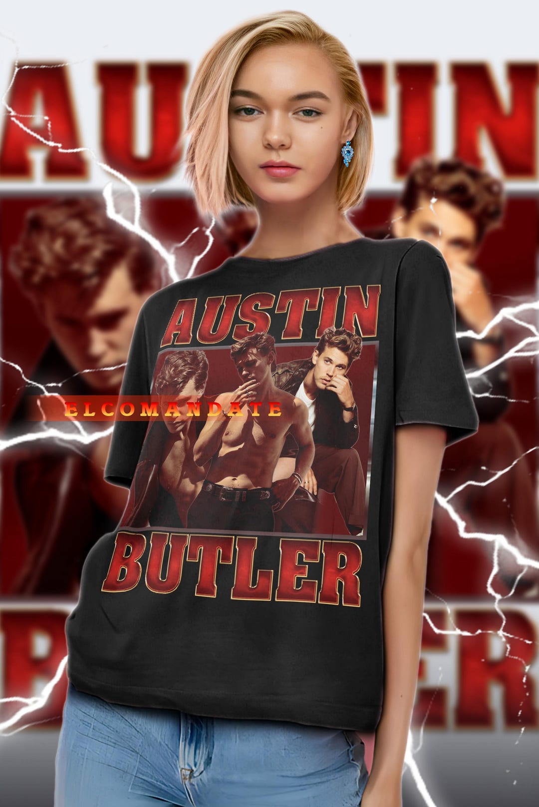 AUSTIN BUTLER Shirt, Austin Butler Vintage Shirt, Austin Butler Retro ...
