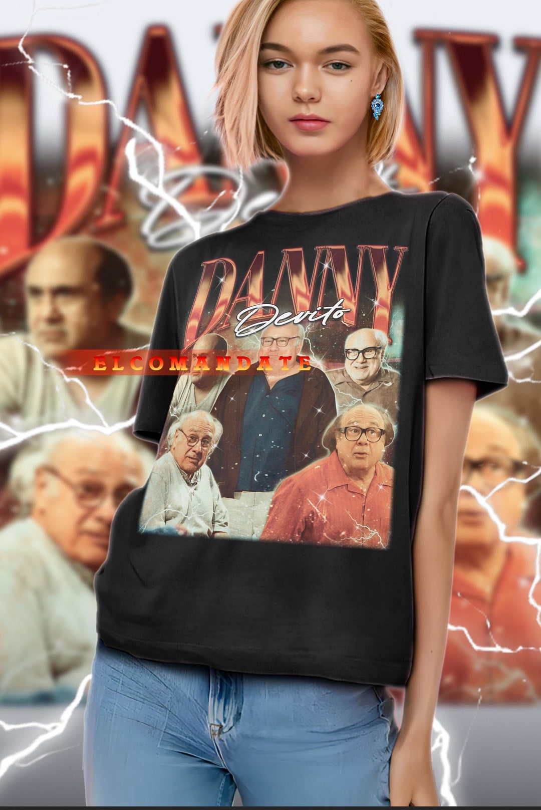 DANNY DEVITO Shirt, Danny Devito Vintage Shirt, Danny Devito Retro 90s Tshirt, Danny Devito ...