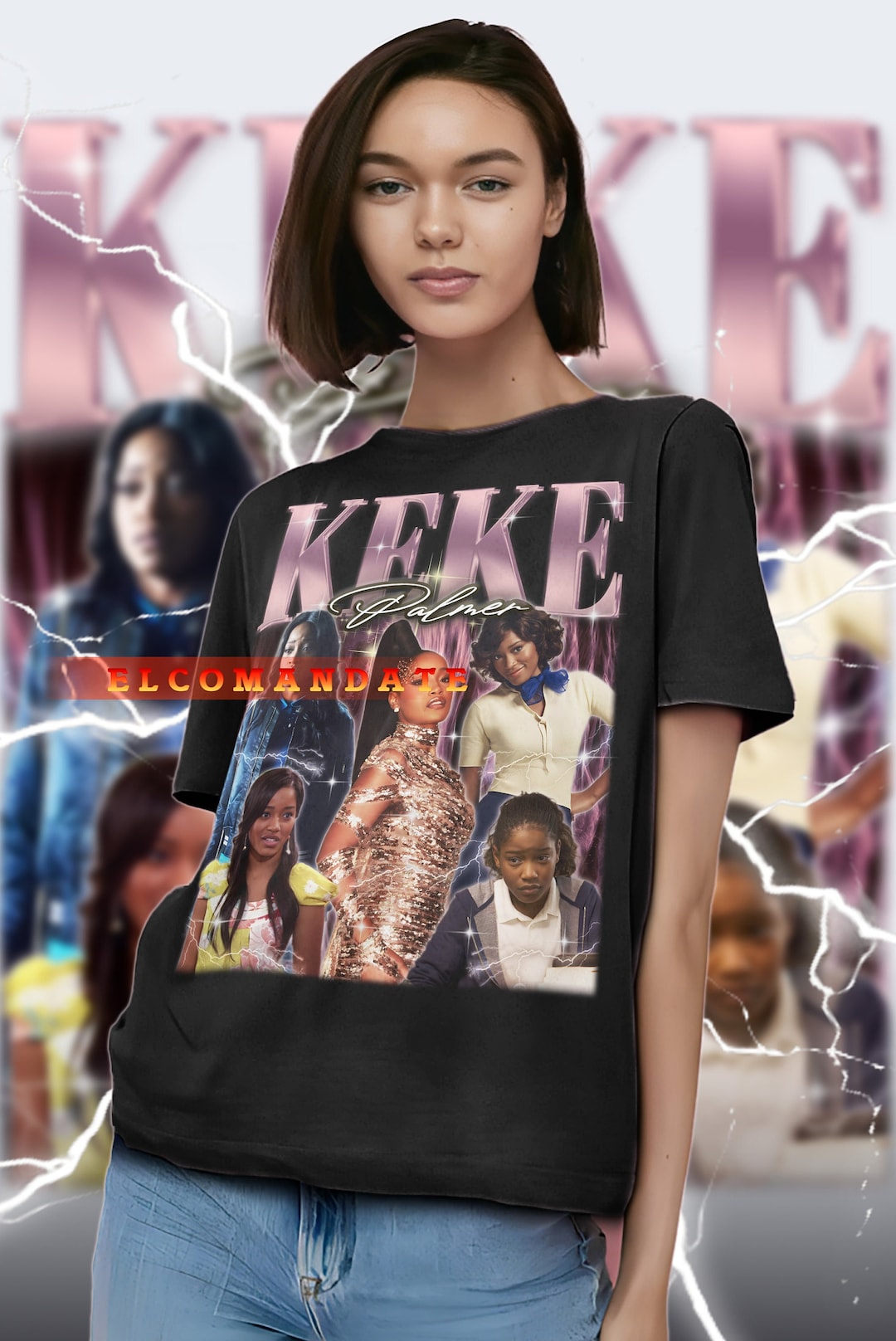 KEKE PALMER Vintage Shirt, Keke Palmer Homage Tshirt, Keke Palmer Fan ...