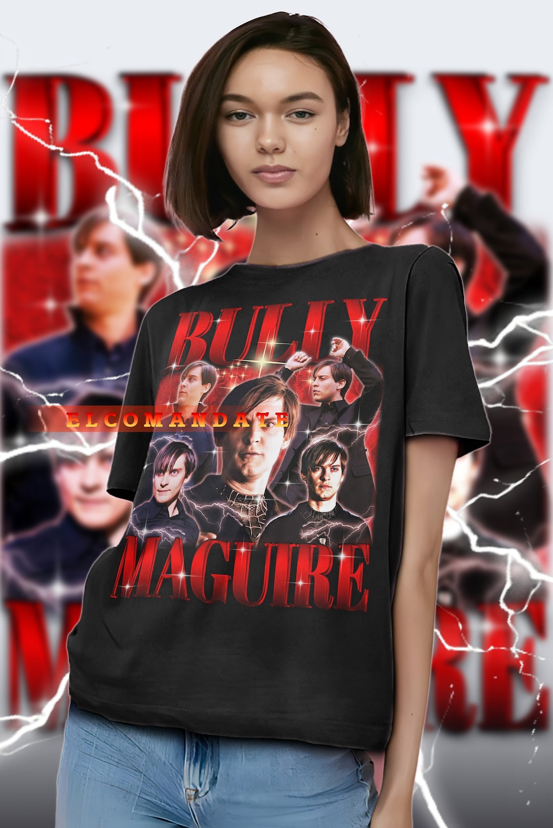 Tobey Maguire Shirt, BULLY MAGUIRE Shirt, Bully Maguire Vintage Shirt ...