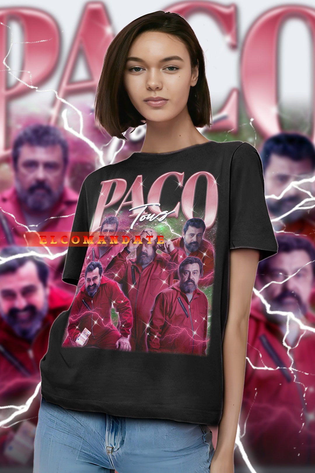 PACO TOUS Vintage Shirt, Paco Tous Homage Tshirt, Paco Tous Fan Tees ...