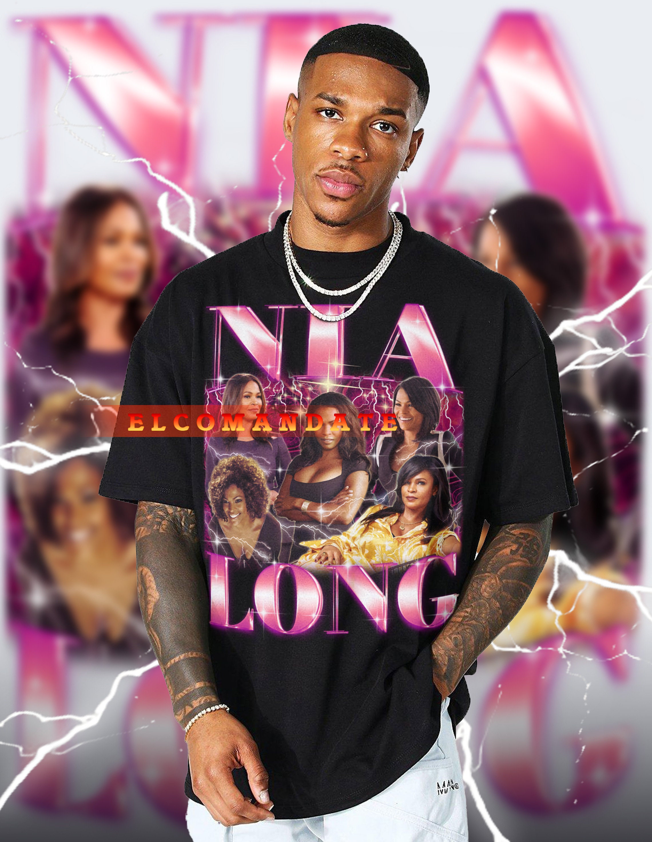 NIA LONG Vintage Shirt Nia Long Homage Tshirt Nia Long Fan - Etsy