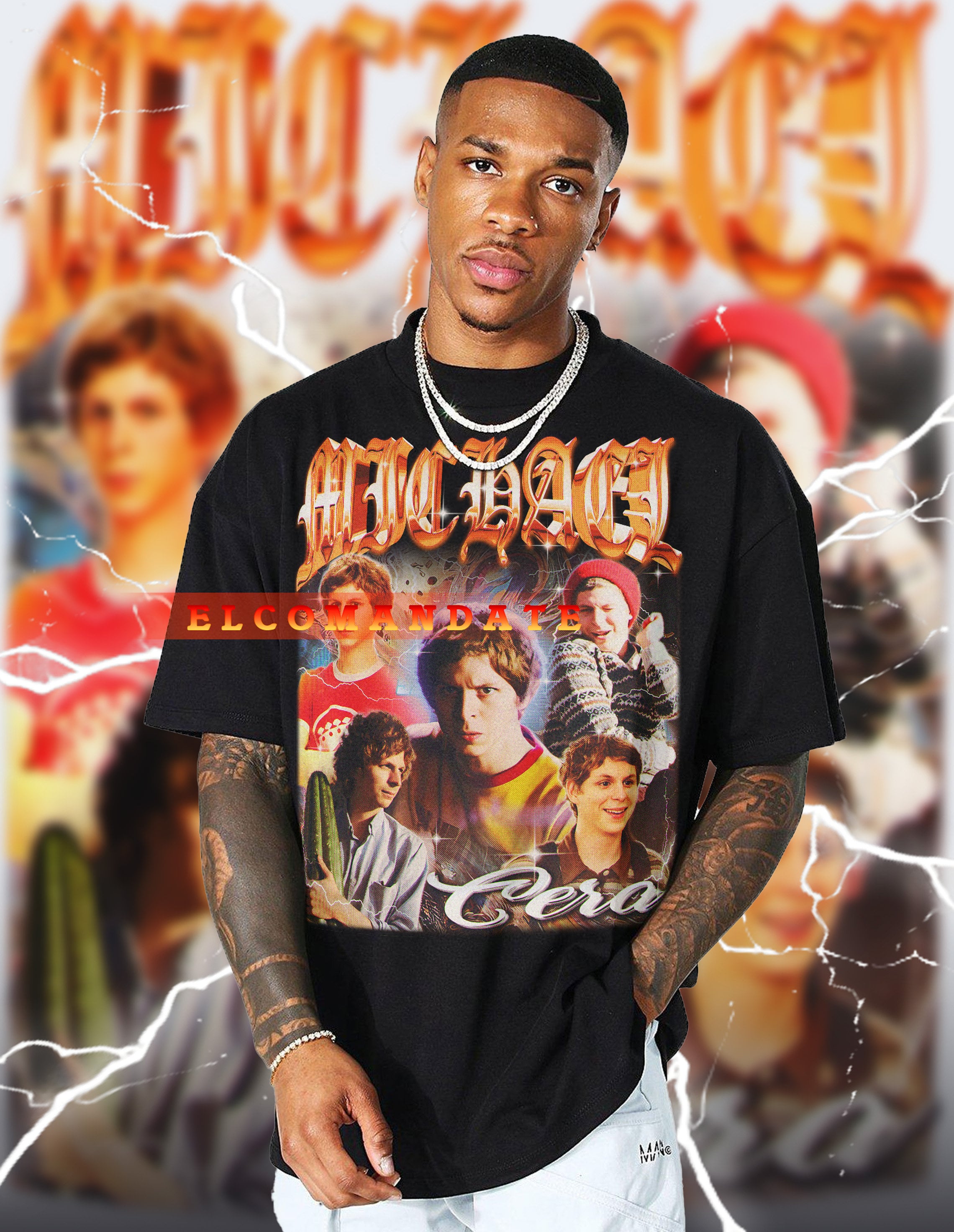 MICHAEL CERA Actor Shirt, Michael Cera Vintage Tshirt, Michael Cera Fan ...