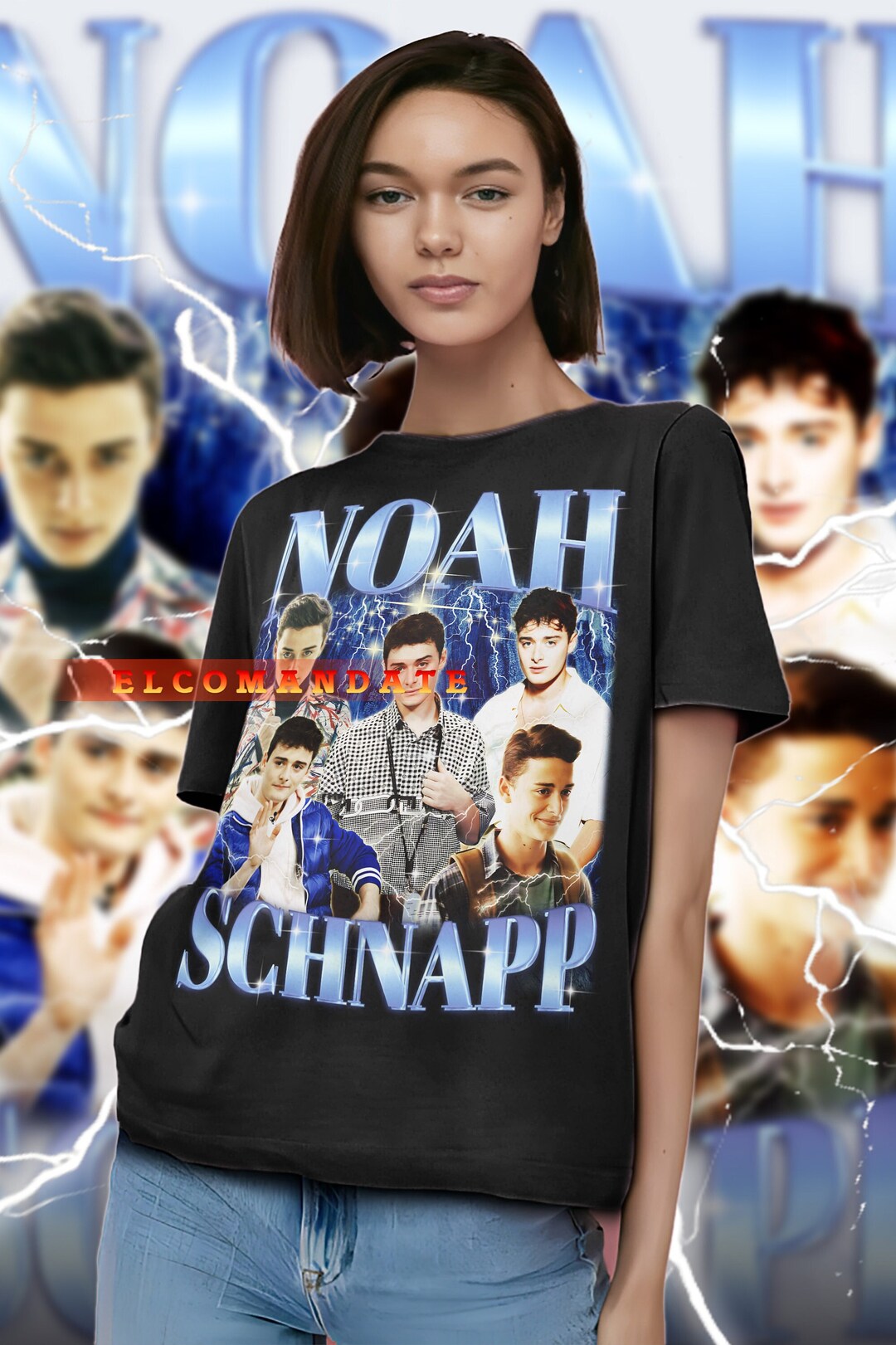 NOAH SCHNAPP Vintage Shirt, Noah Schnapp Homage Tshirt, Noah Schnapp Fan Tees, Noah Schnapp ...