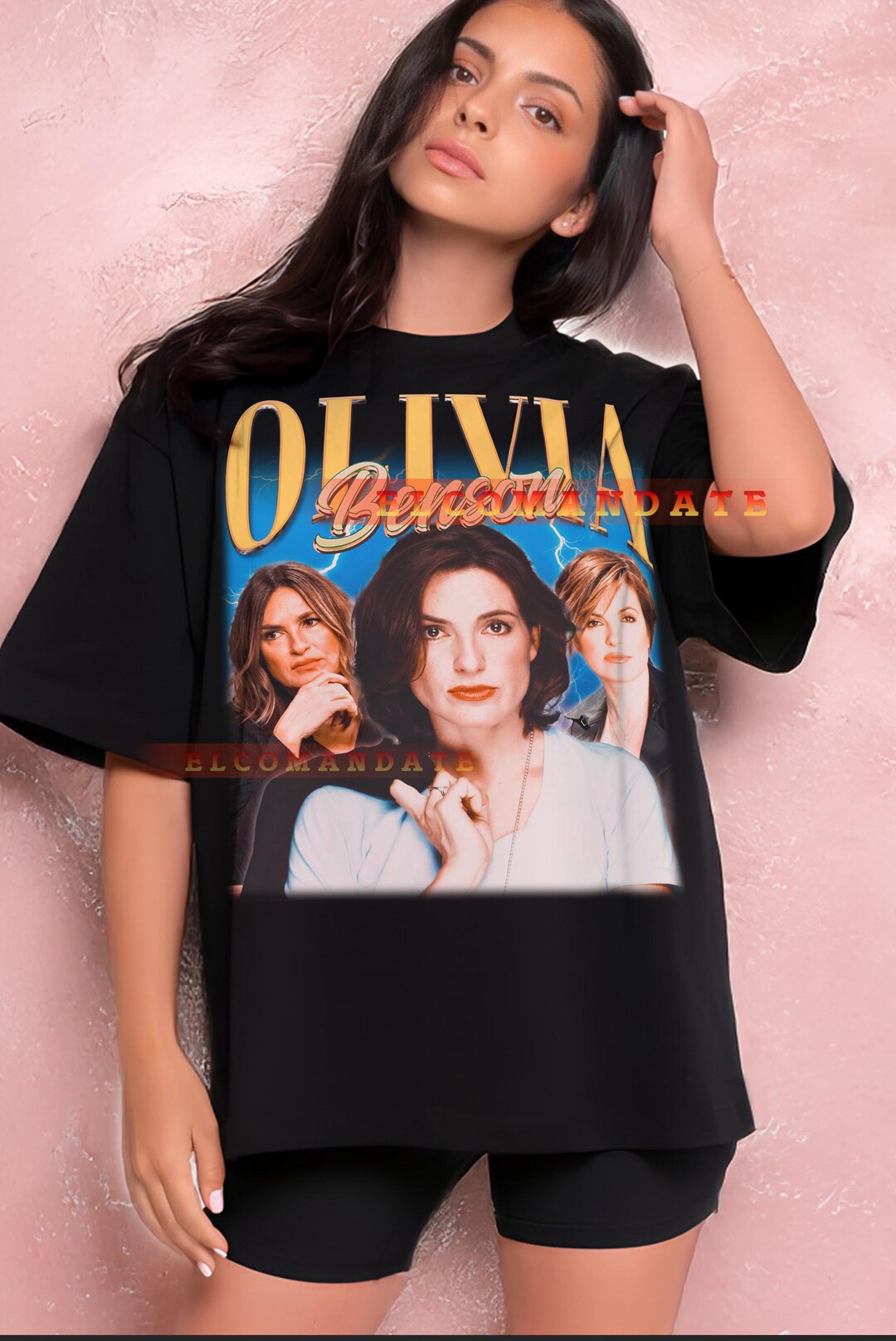 Olivia Benson Retro, Mariska Hargitay Tee, NYPD Detective Shirt, Crime ...
