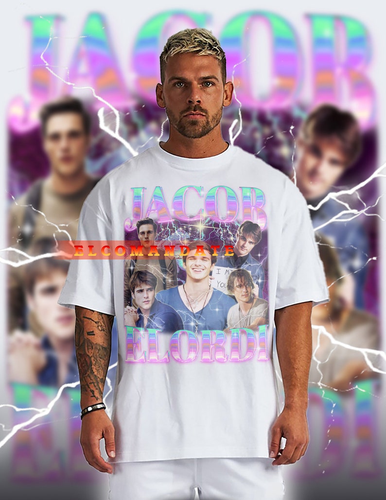 JACOB ELORDI Vintage Shirt Jacob Elordi Homage Tshirt Jacob - Etsy