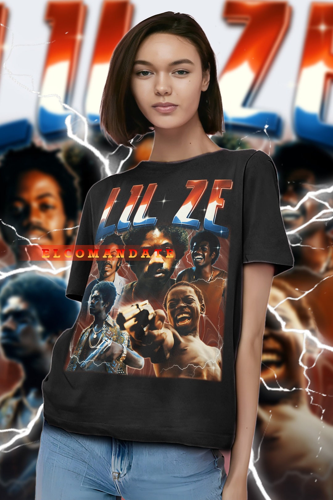 Film Lil Ze City of God, LIL ZE Vintage Shirt, Lil Ze Homage Tshirt ...