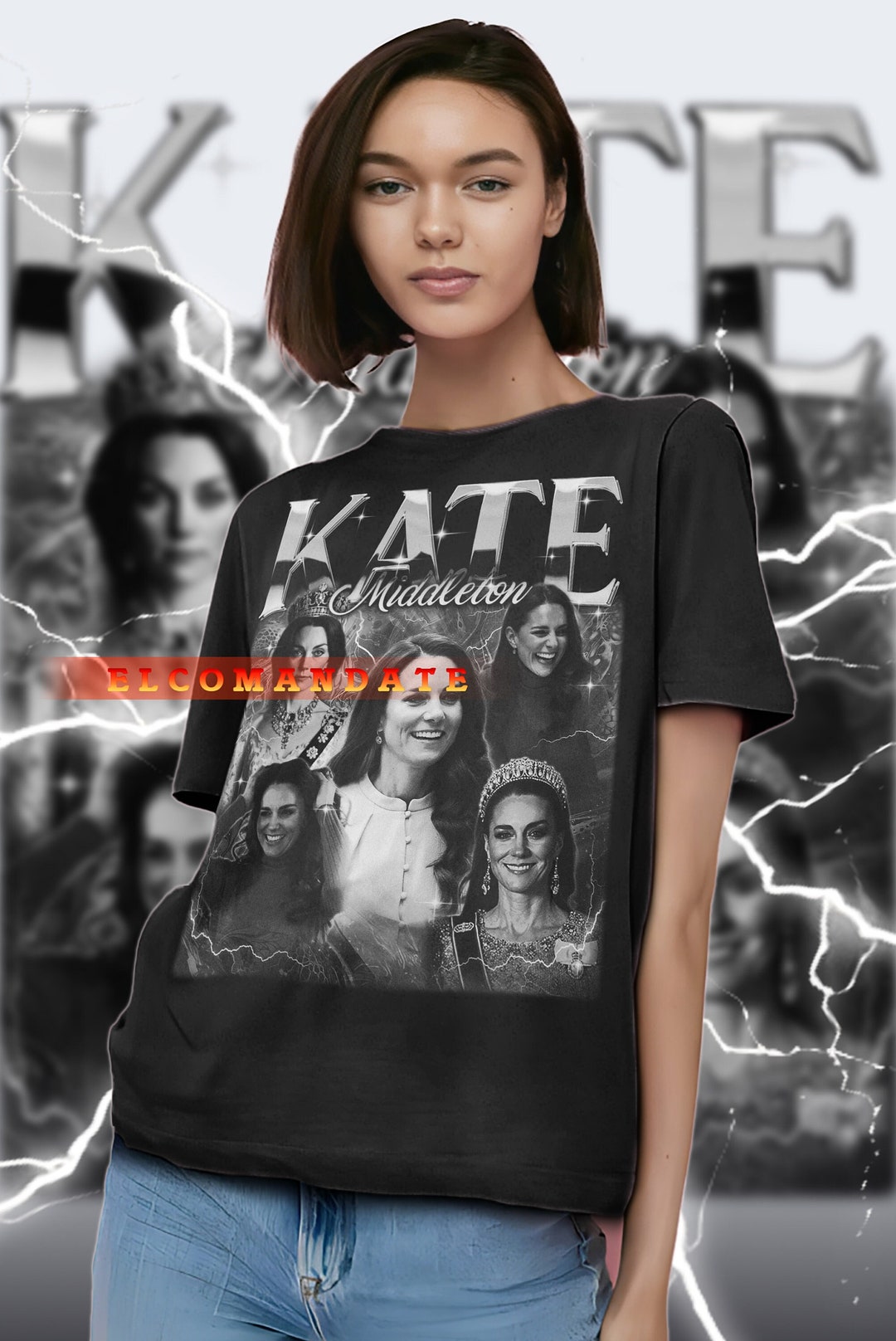 KATE MIDDLETON Vintage Shirt, Elizabeth Middleton Tshirt, Kate ...