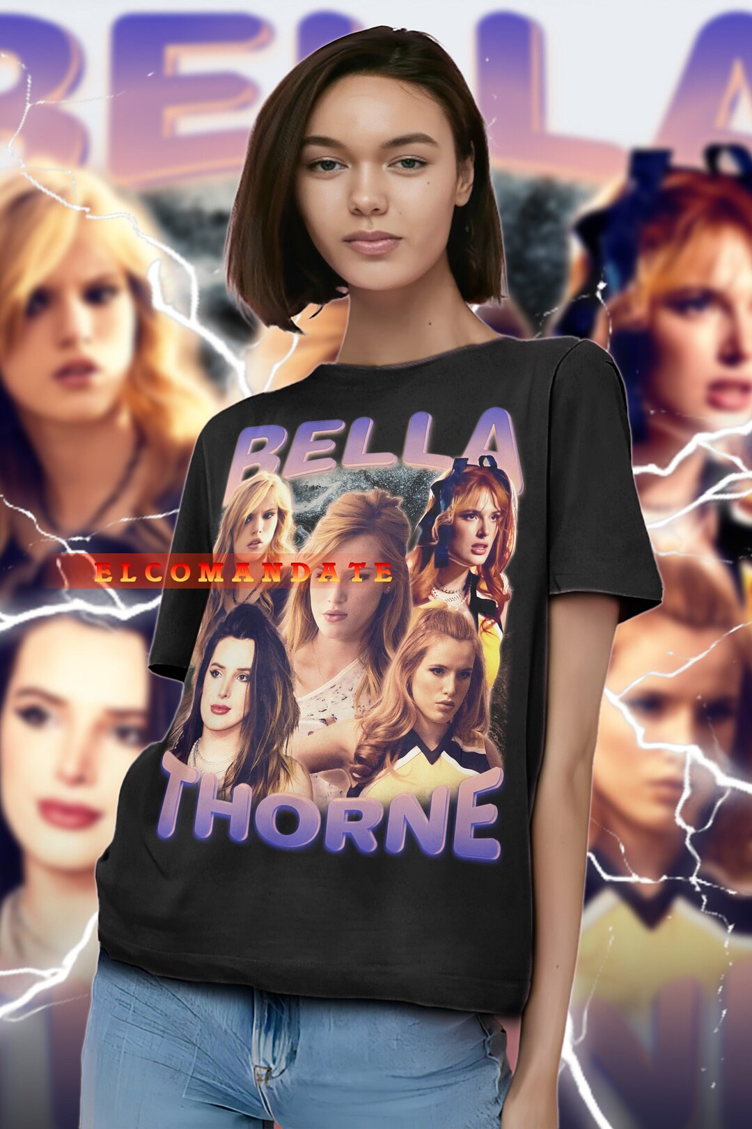 BELLA THORNE Vintage Shirt, Bella Thorne Homage Tshirt, Bella Thorne ...
