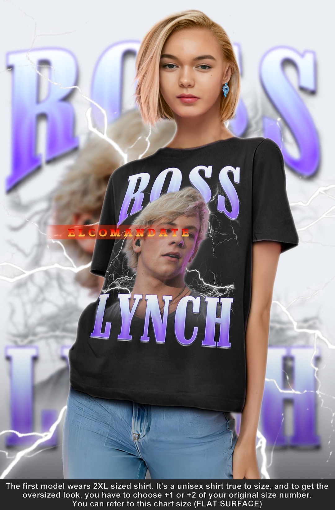 ROSS LYNCH Shirt, Ross Lynch Vintage Shirt, Ross Lynch Retro 90s Tshirt ...