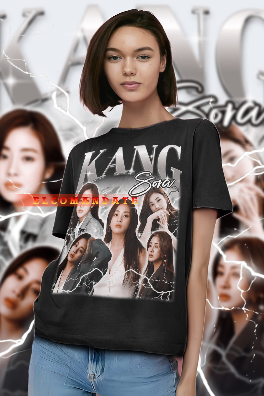 KANG SORA Actress Vintage Shirt, Kang Sora Homage Tshirt, Kang Sora Fan ...