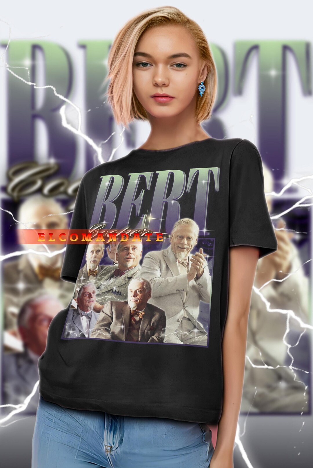 BERT COOPER Shirt, Bert Cooper Vintage Shirt, Bert Cooper Retro 90s ...