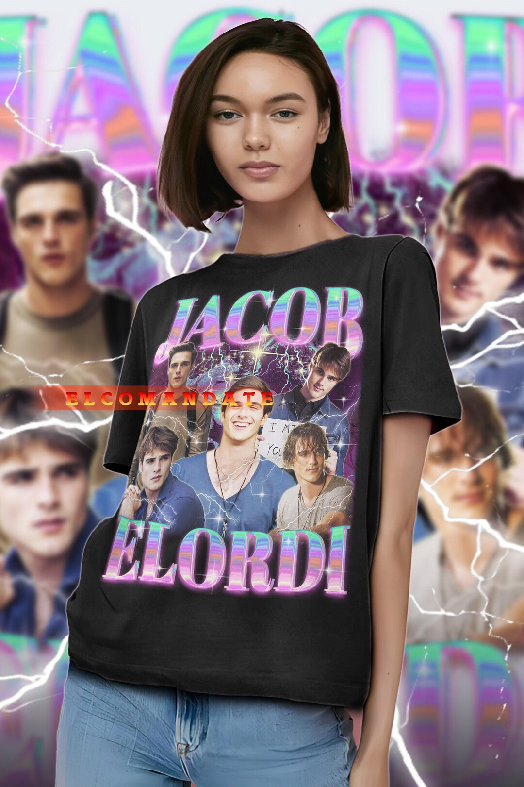 JACOB ELORDI Vintage Shirt, Jacob Elordi Homage Tshirt, Jacob Elordi ...