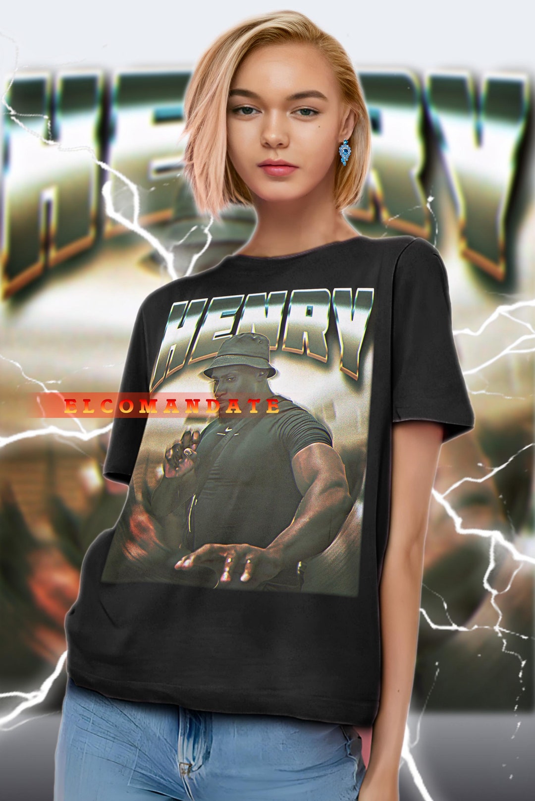 Henry Bodyguard SPEED Shirt, Ishowspeed, 90s Ishowspeed, Retro ...