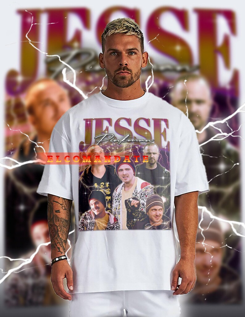 JESSE PINKMAN Vintage Shirt, Jesse Pinkman Homage Tshirt, Jesse Pinkman ...