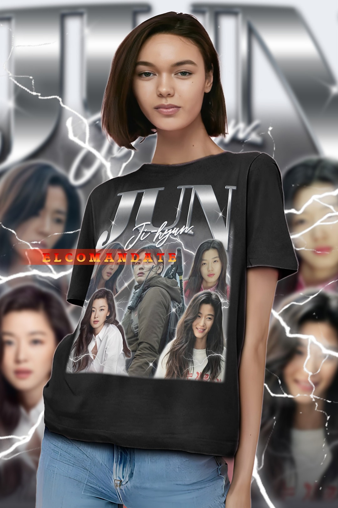 JUN JI-HYUN Actress Homage Shirt, Jun Ji-hyun Vintage Tshirt, Jun Ji ...