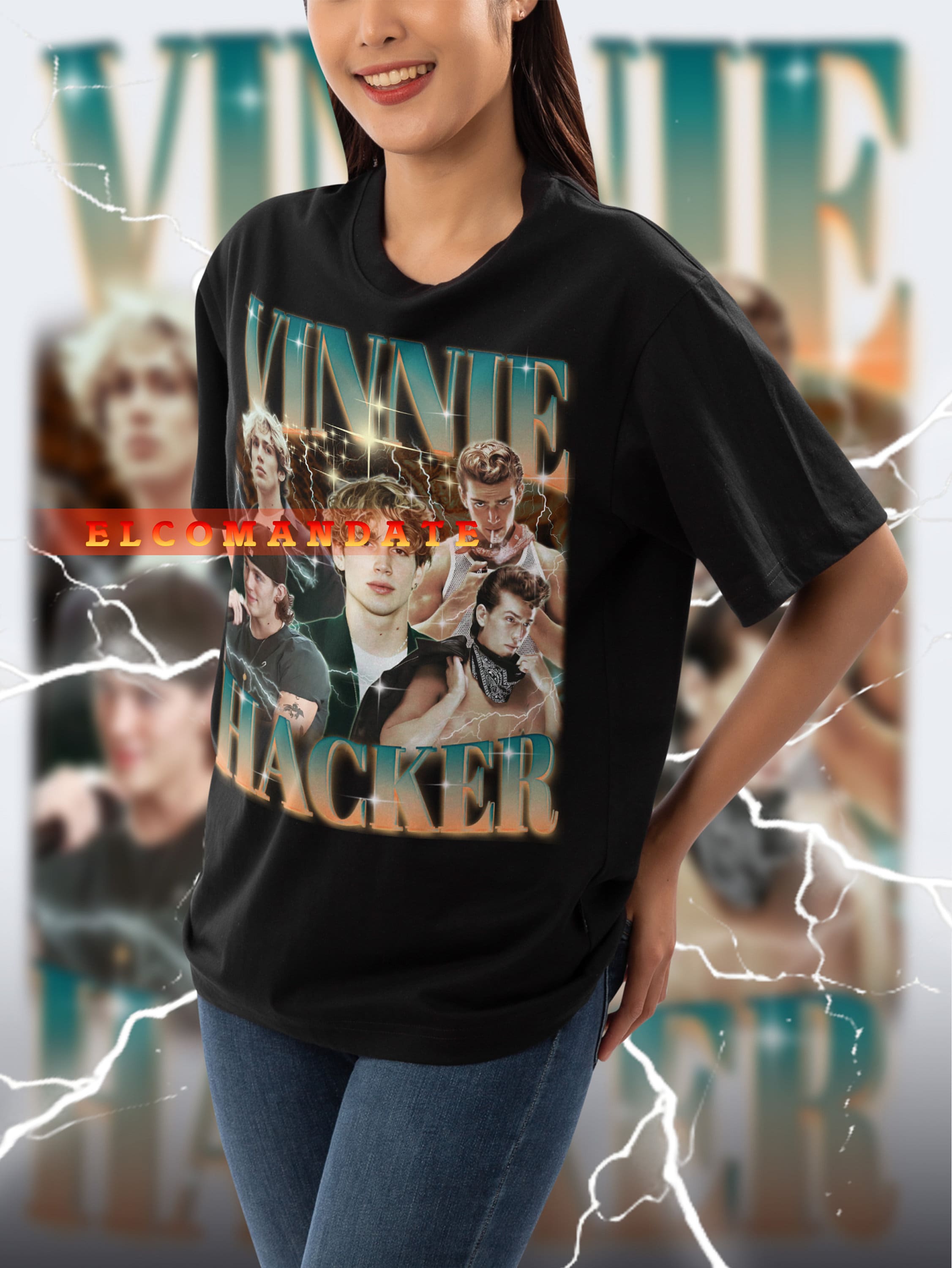 VINNIE HACKER Vintage Shirt, Vinnie Hacker Homage Tshirt, Vinnie Hacker Fan Tees, Vinnie Hacker ...